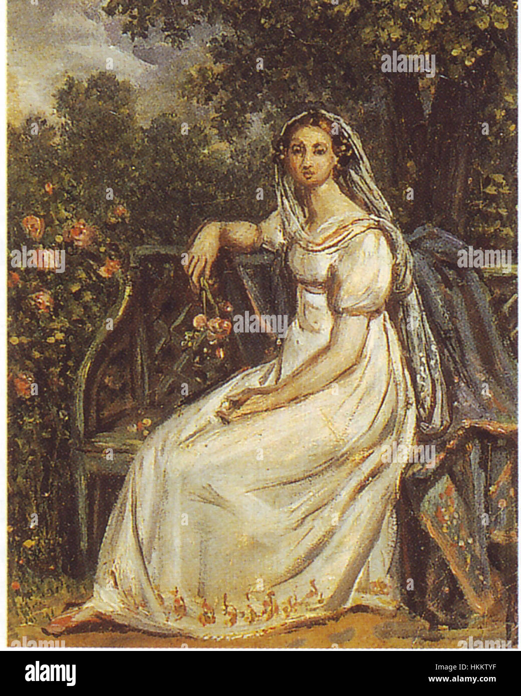 'Dolgorukaya' is a painting by the Russian artist Varnek, depicting a ...