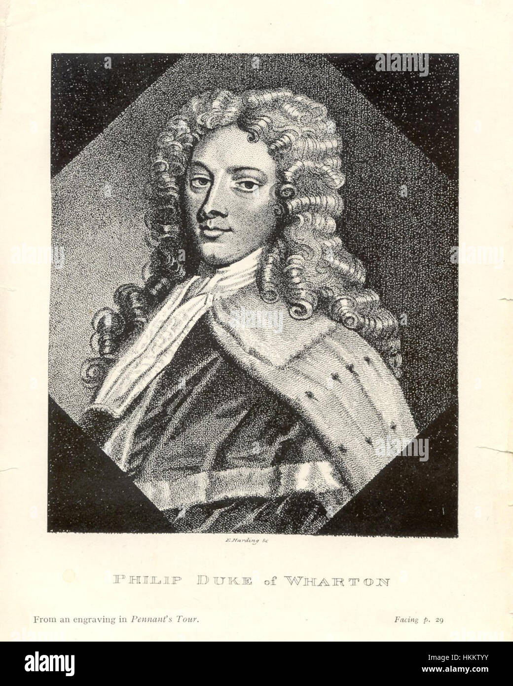 The portrait of the Duke of Wharton, an influential 18th-century ...