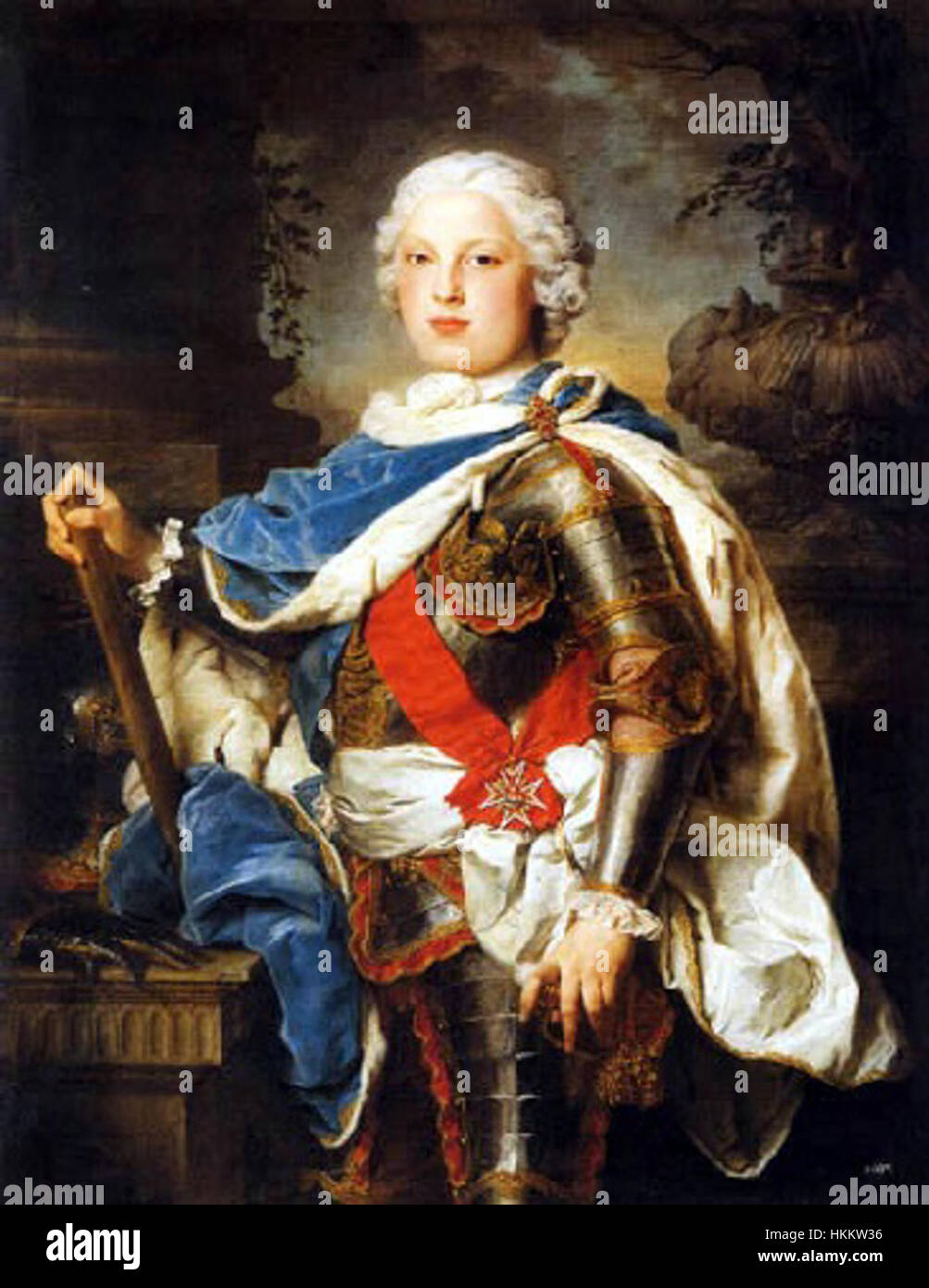 Frederick Christian by Subleyras Stock Photo - Alamy