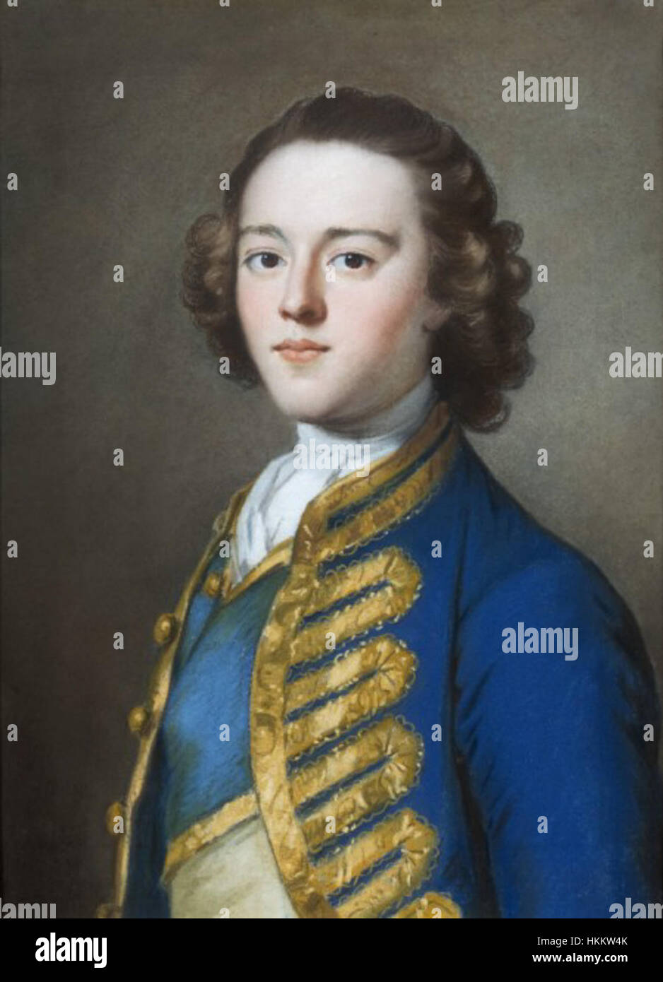 A portrait of George Rice Hoare, created by an unknown artist ...