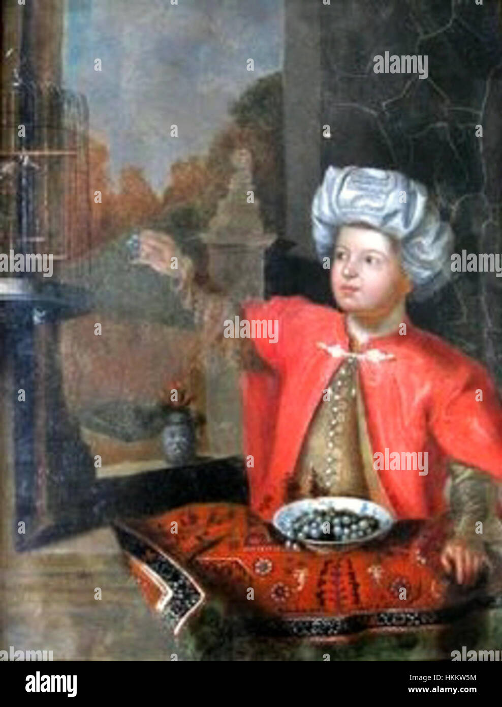 'A Boy in a Turban' is an oil painting that portrays a young boy ...