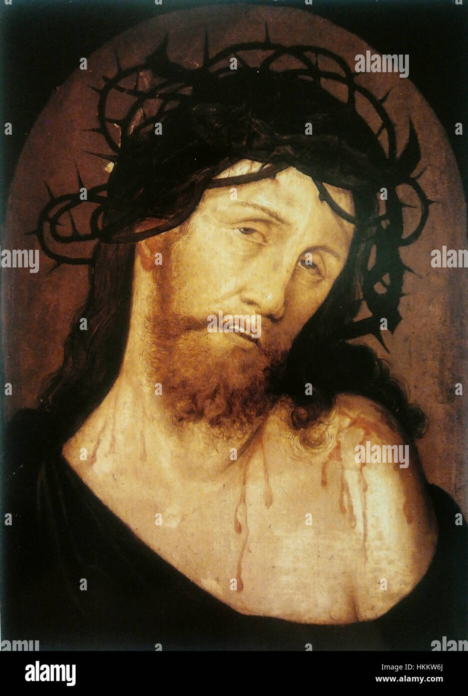 This German artwork from the Renaissance period depicts Christ wearing ...