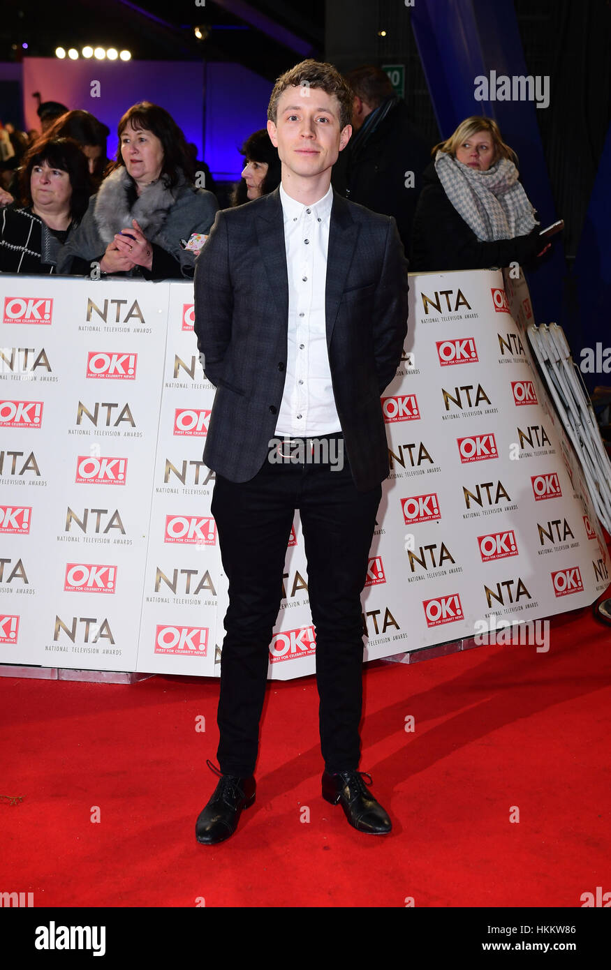 Matt Edmondson at the National Television Awards 2017, held at The O2 ...