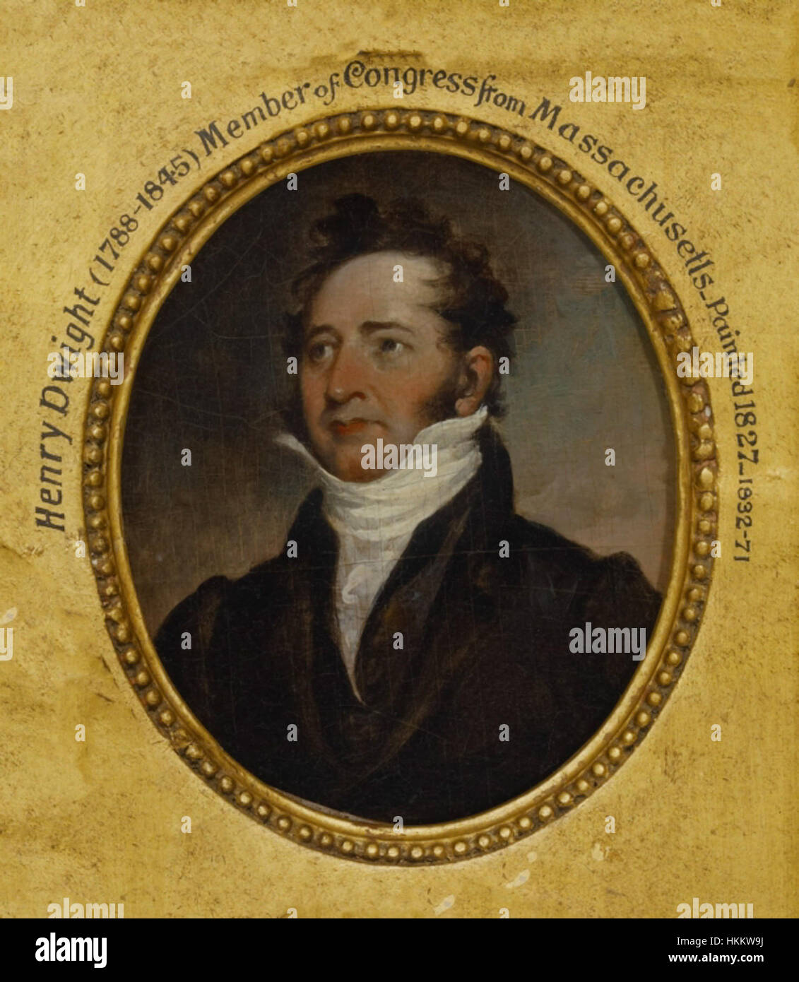 This 1827 portrait by John Trumbull depicts Henry Williams Dwight, a ...