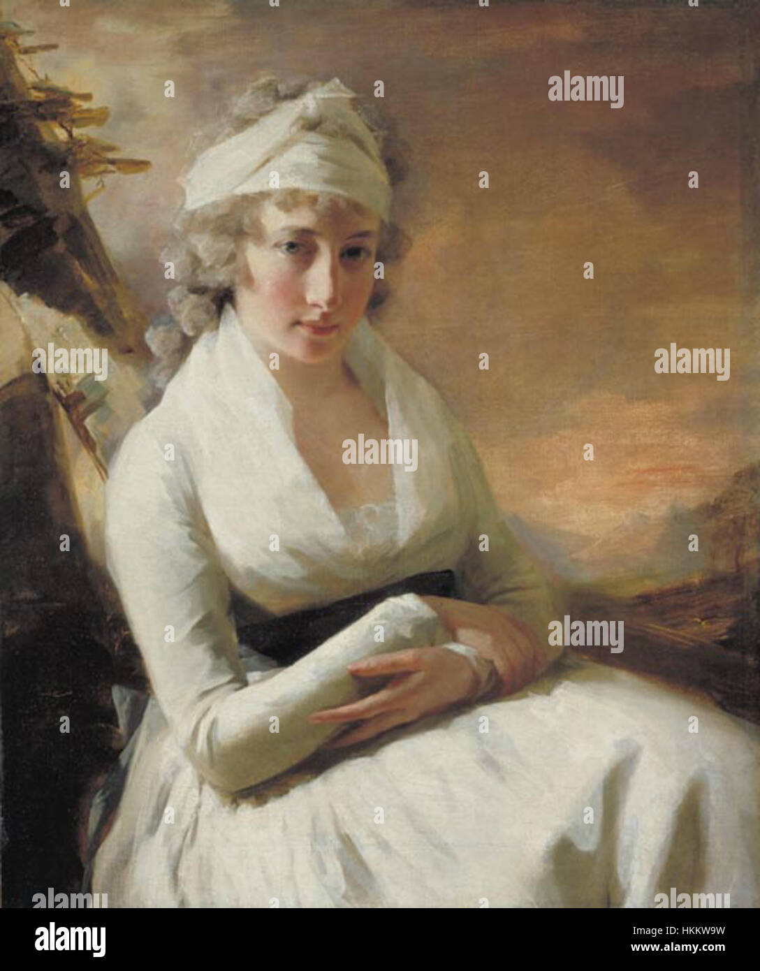 This portrait, painted by Scottish artist Henry Raeburn, depicts ...