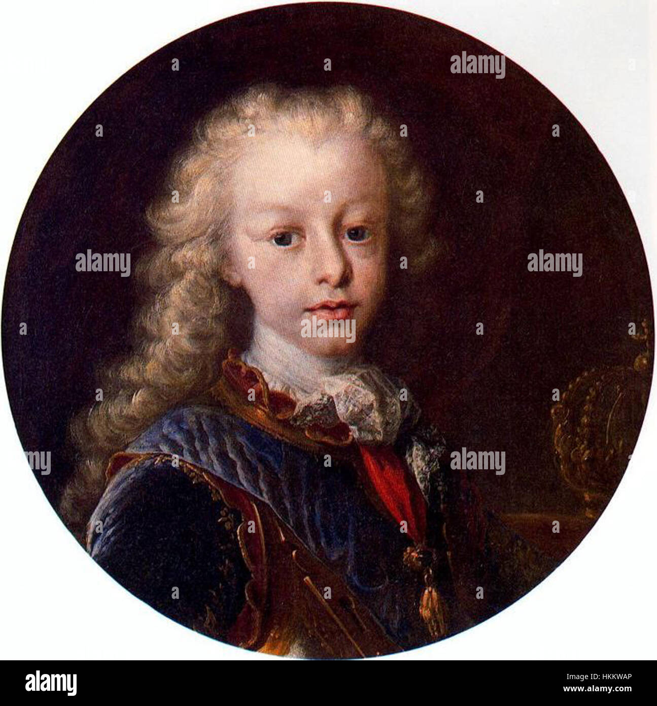 A portrait of Infante Fernando, later King Fernando VI, painted by Goya ...