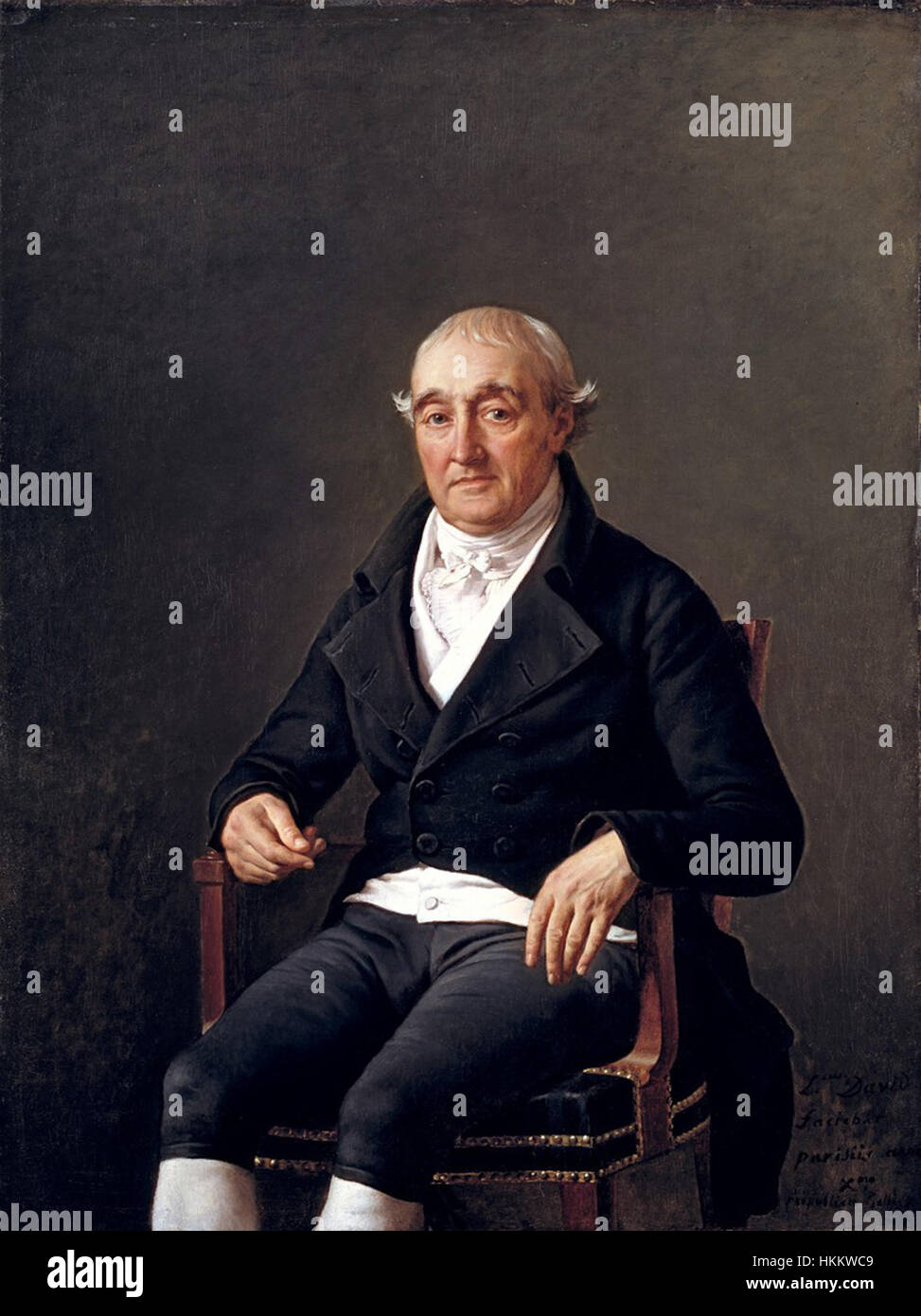 This historical portrait by Jacques-Louis David depicts Cooper Penrose ...