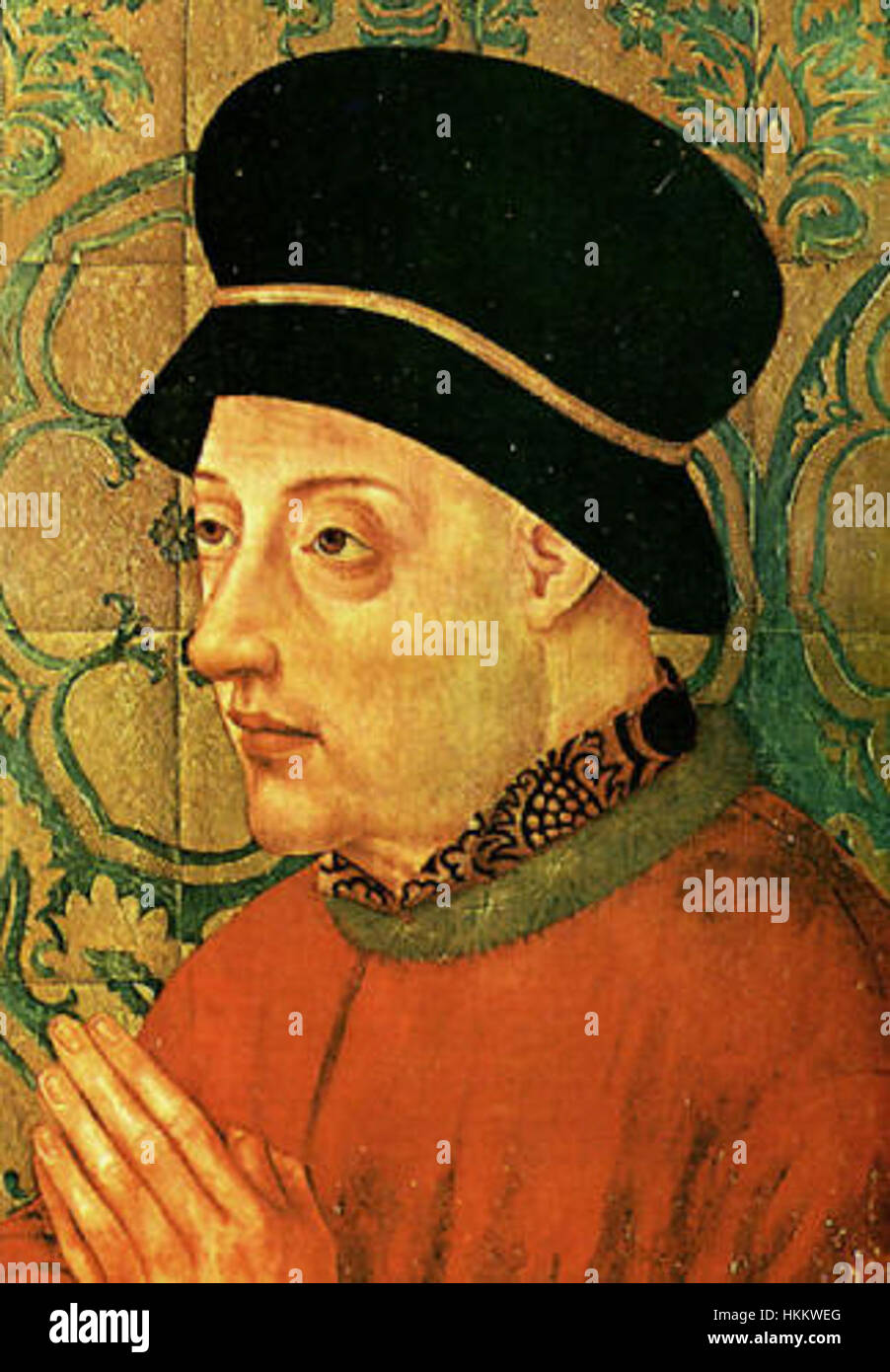 'JoÃ£o I-P' is a historical portrait painting depicting King JoÃ£o I of ...