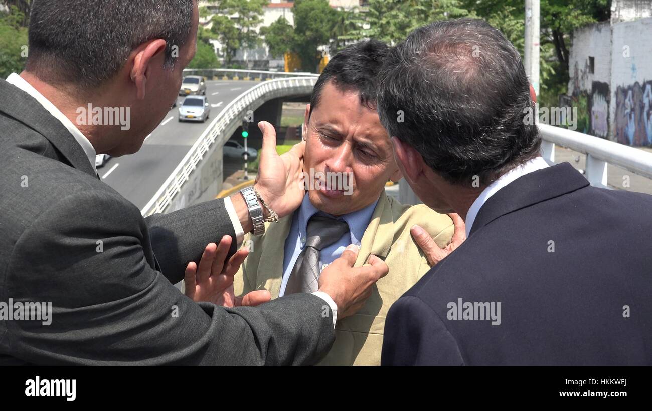 Bullying Business Man Stock Photo - Alamy