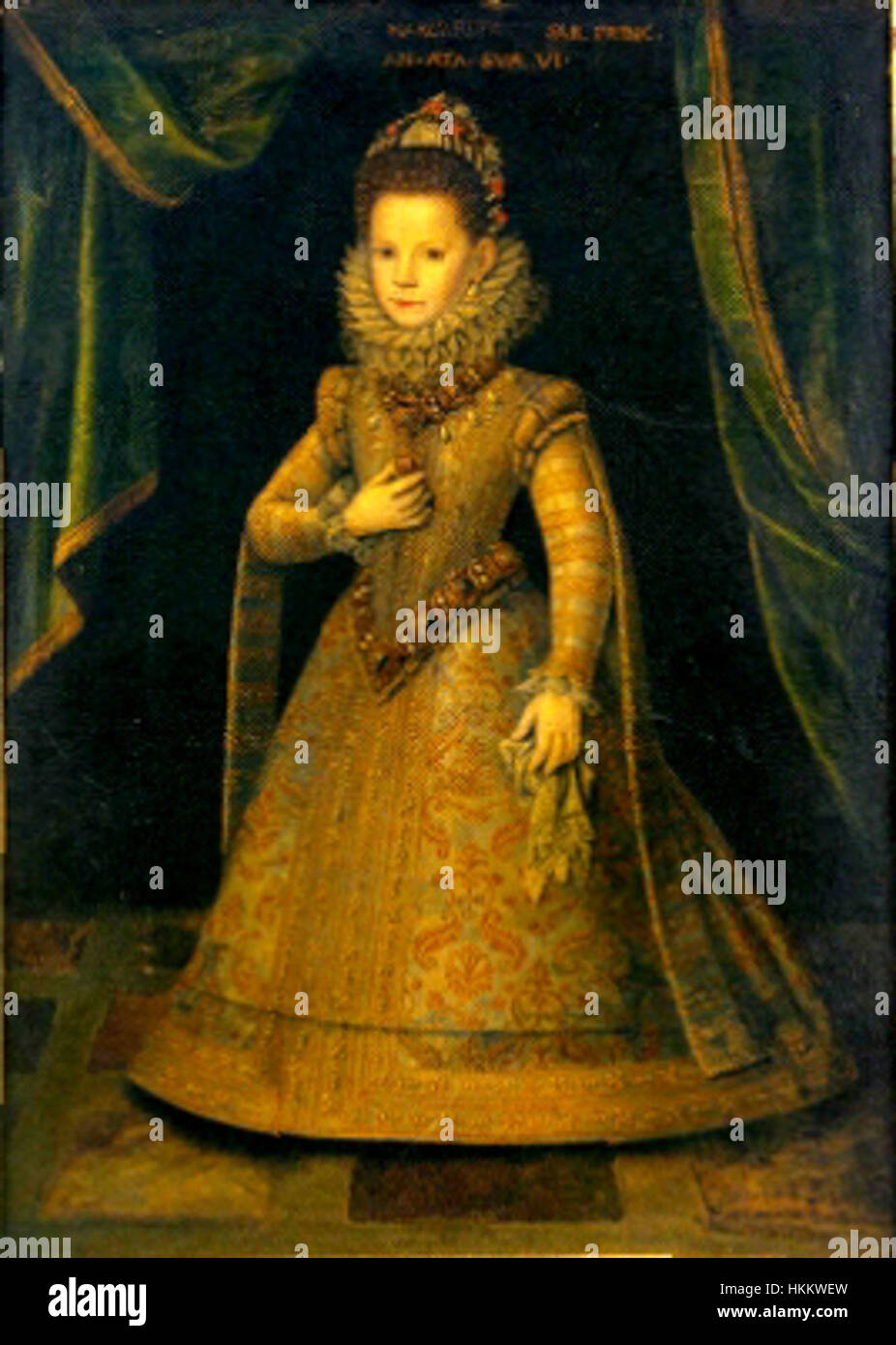 'Ritratto di Maria Margherita di Savoia' by Jan Kraek is a portrait of ...