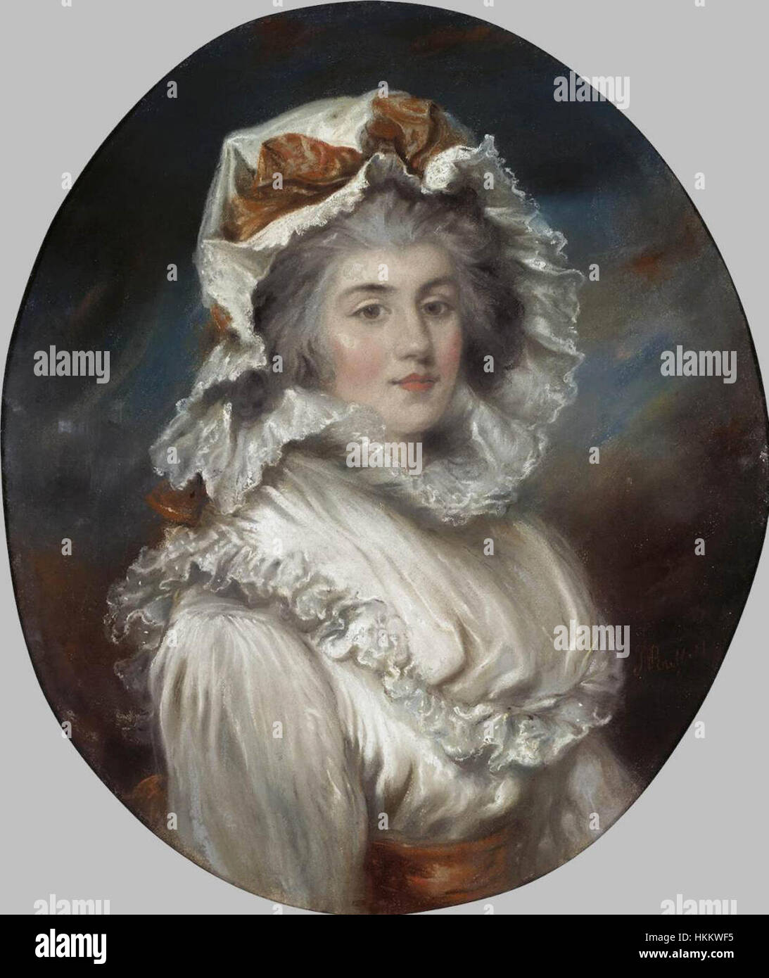 John Russell’s 'Portrait of a Girl in a Bonnet' is a fine example of ...