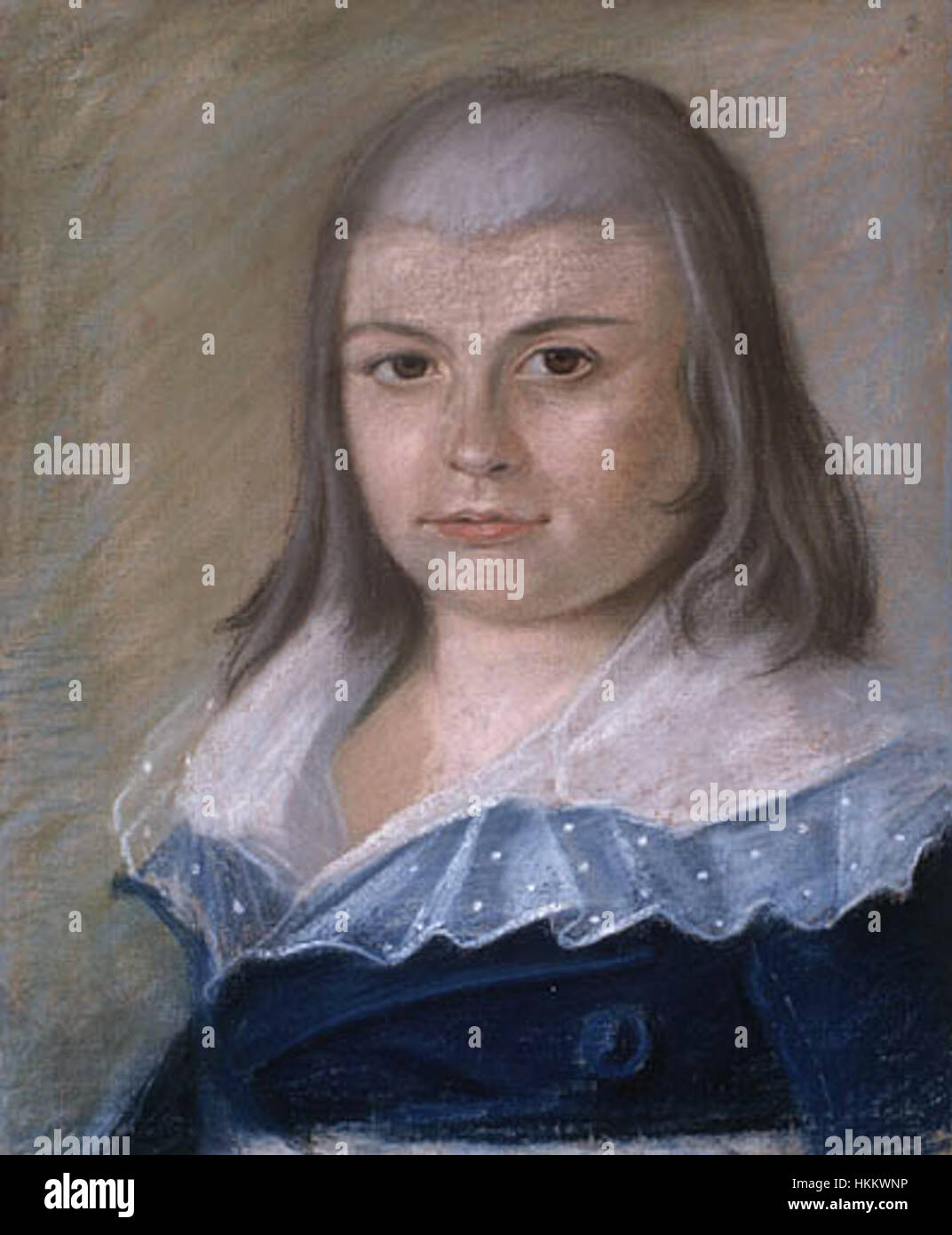 This oil painting portrays Louis-Joseph Papineau at the age of 10 ...