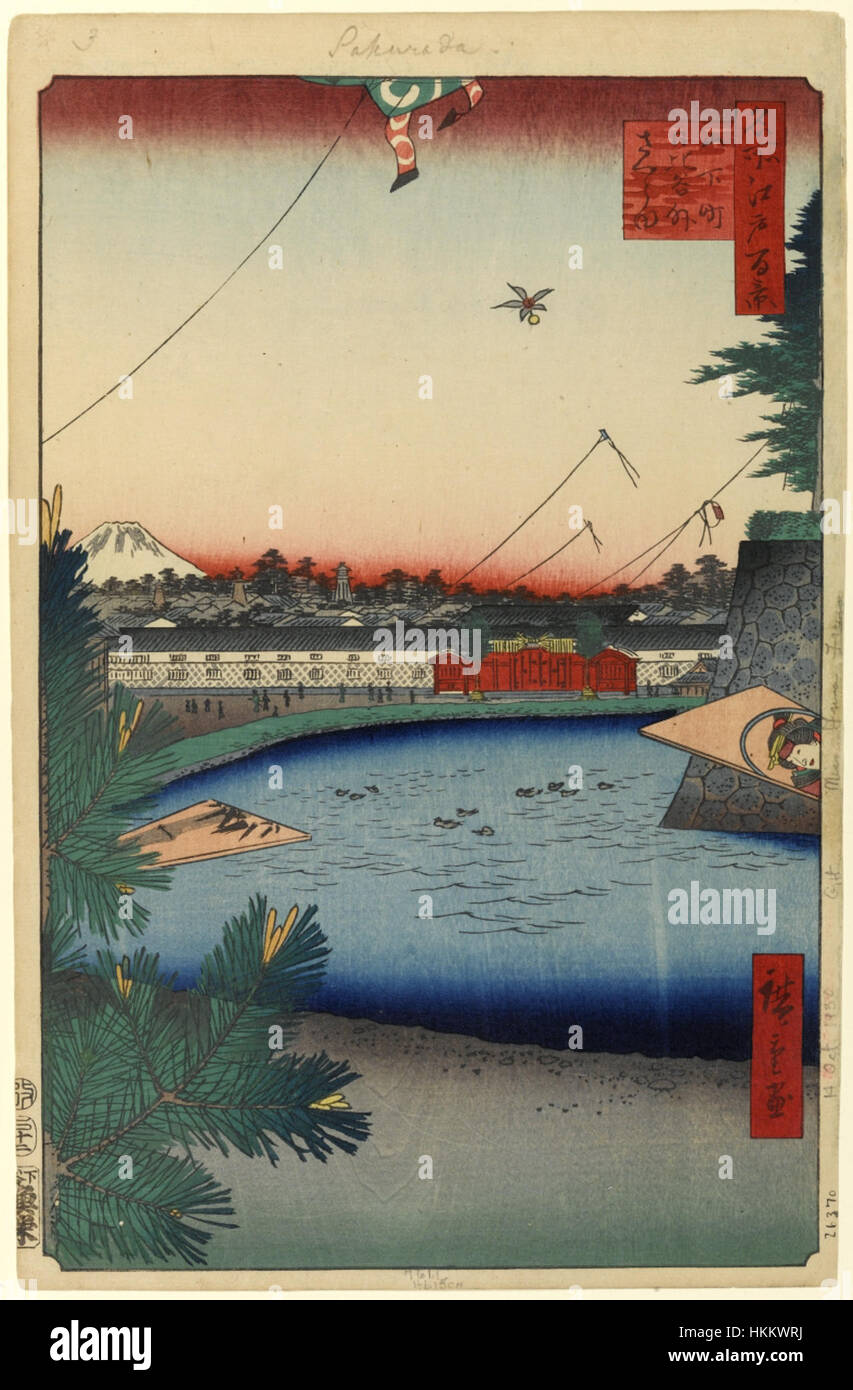 '100 Views Edo' is a series of art works depicting different views of ...