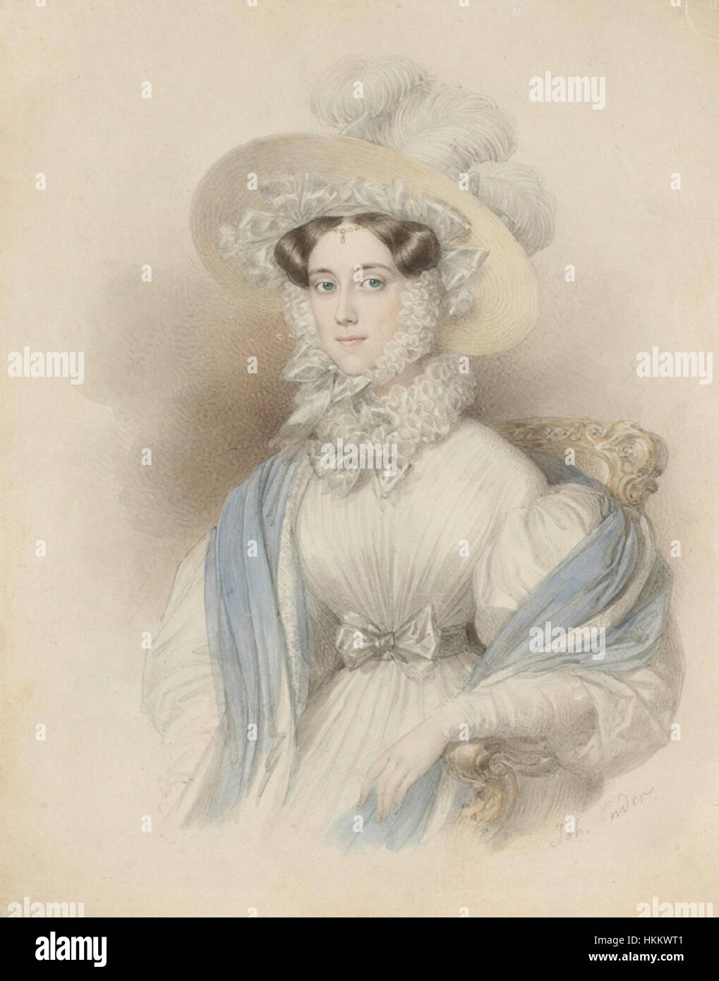 This portrait of Maria Anna of Savoy, Empress of the Holy Roman Empire ...