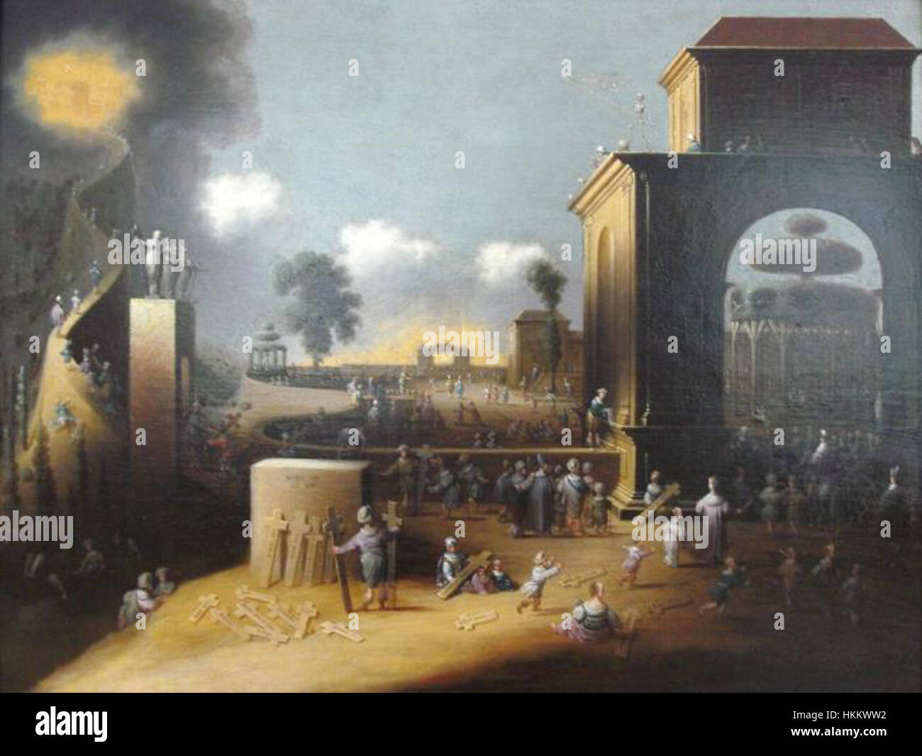 Micker Narrow way of virtue Stock Photo - Alamy