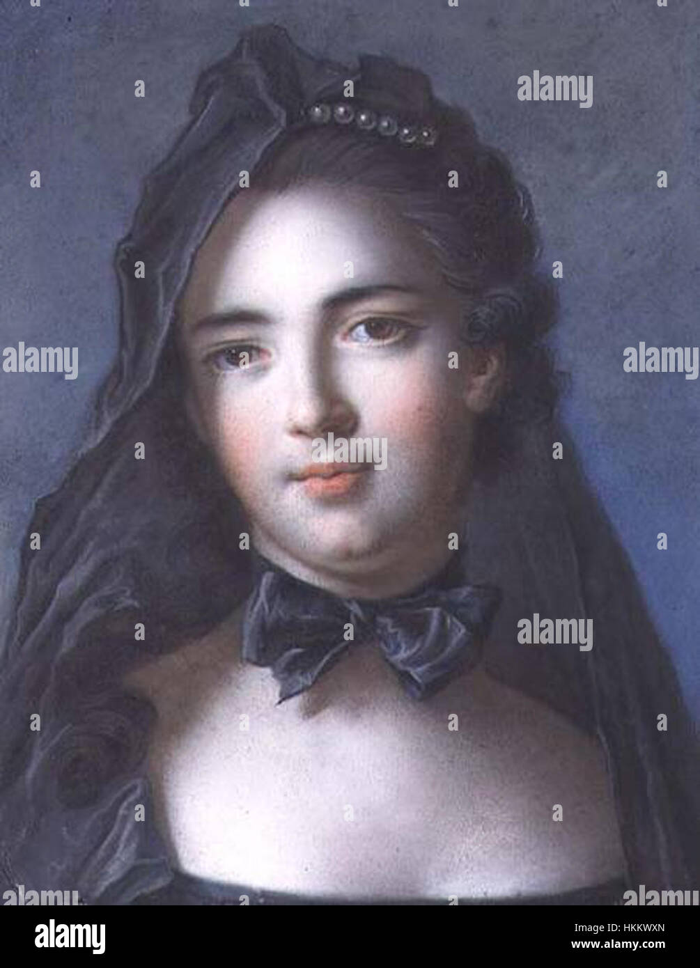 This portrait by Jean-Marc Nattier features Charlotte de Latour, a ...