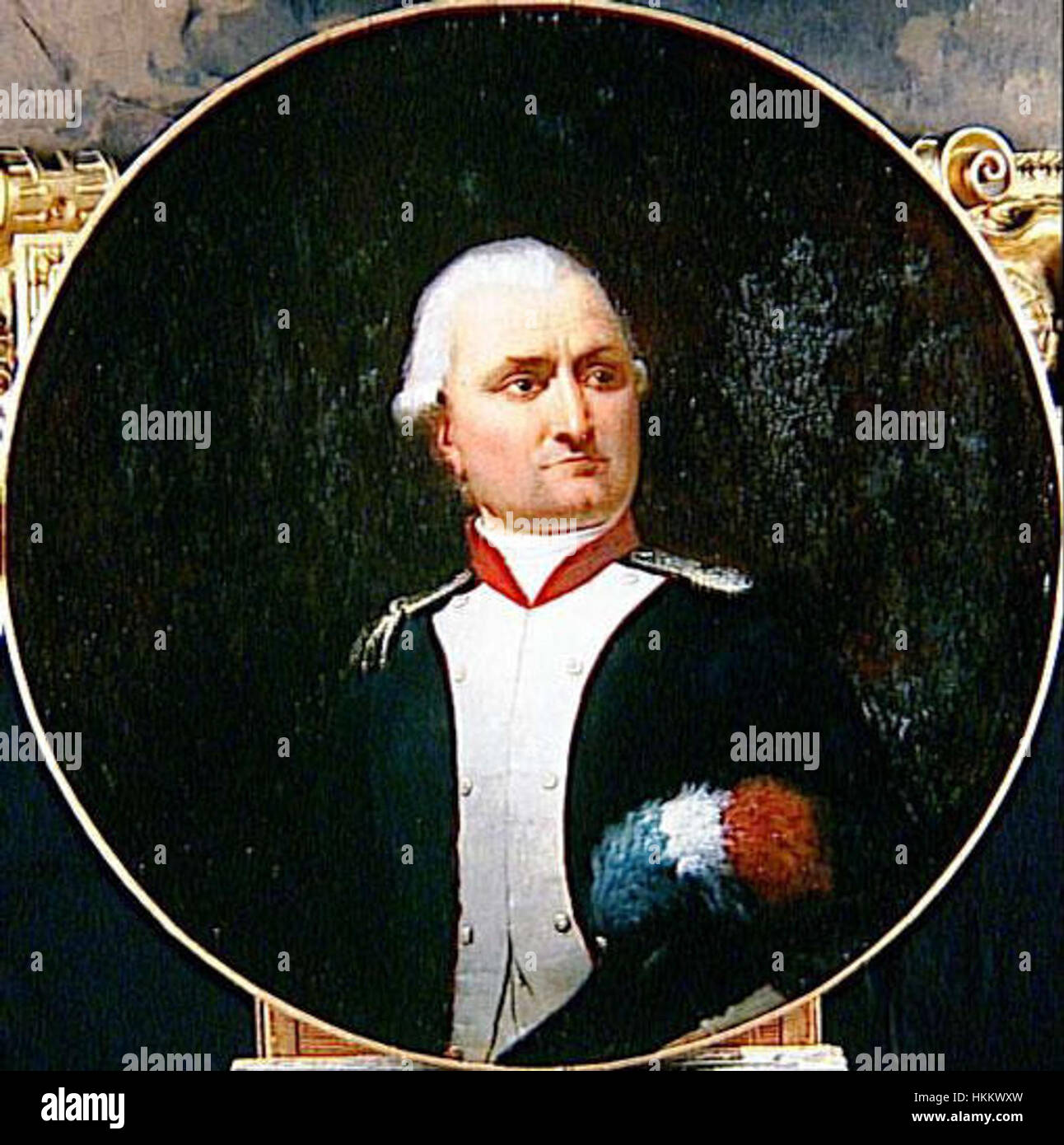 A portrait painted by Nicolas Beaurepaire in 1792, reflecting the ...