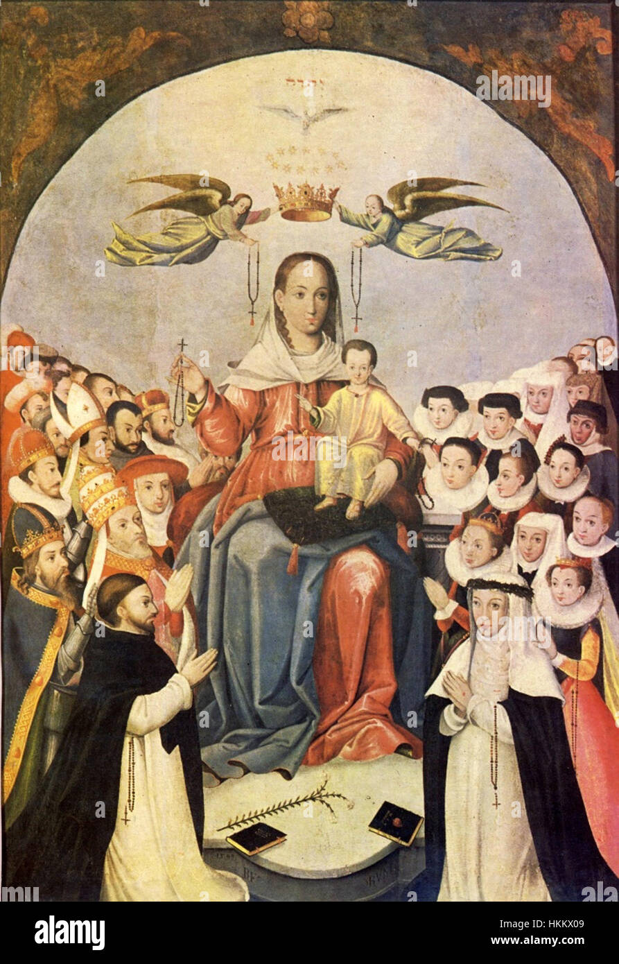 Our Lady of the Rosary Stock Photo - Alamy
