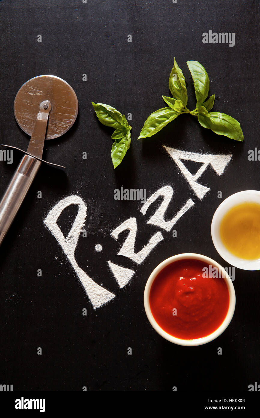 Pizzeria menu poster concept hi-res stock photography and images - Alamy