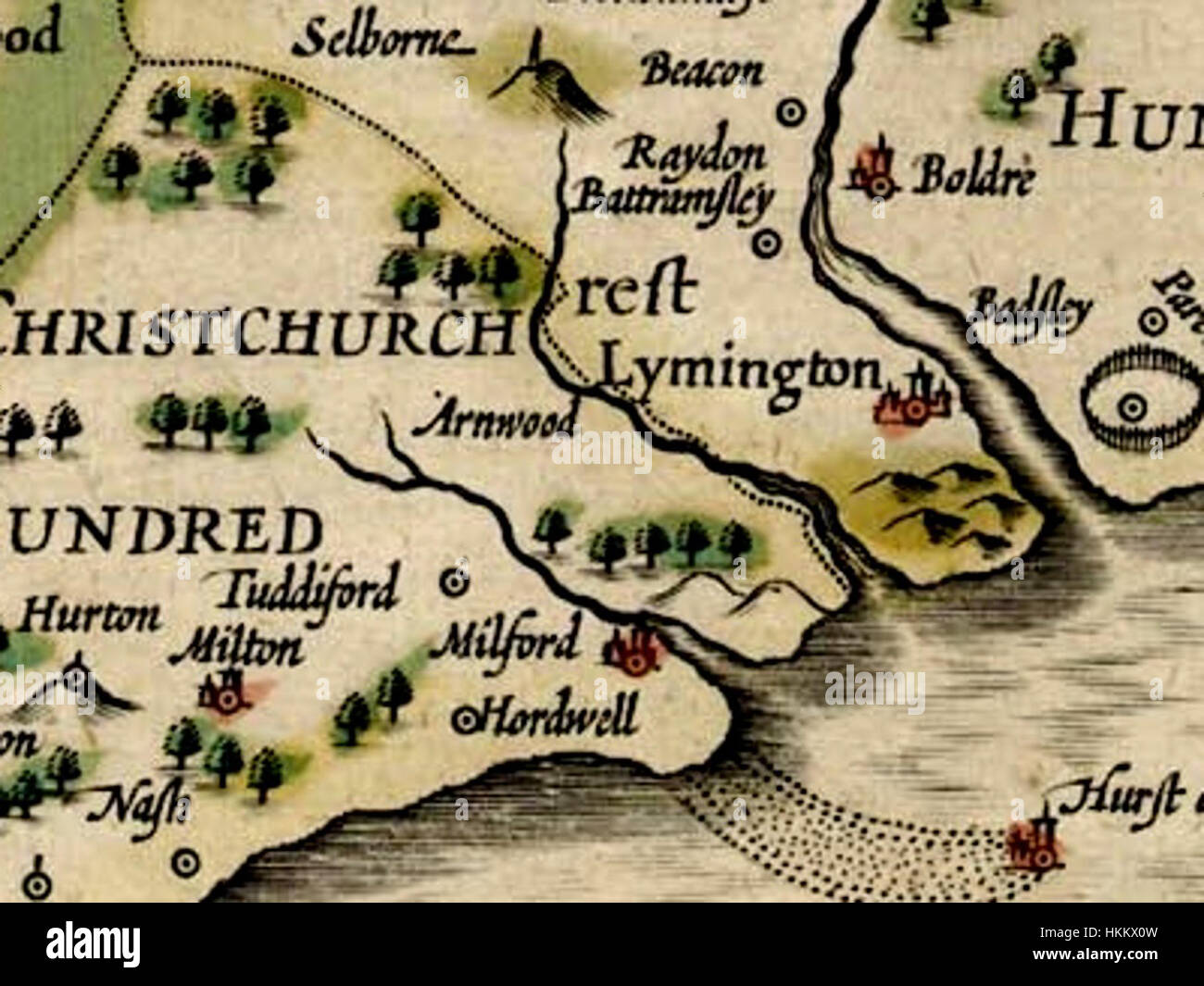 John speed map england hi-res stock photography and images - Alamy