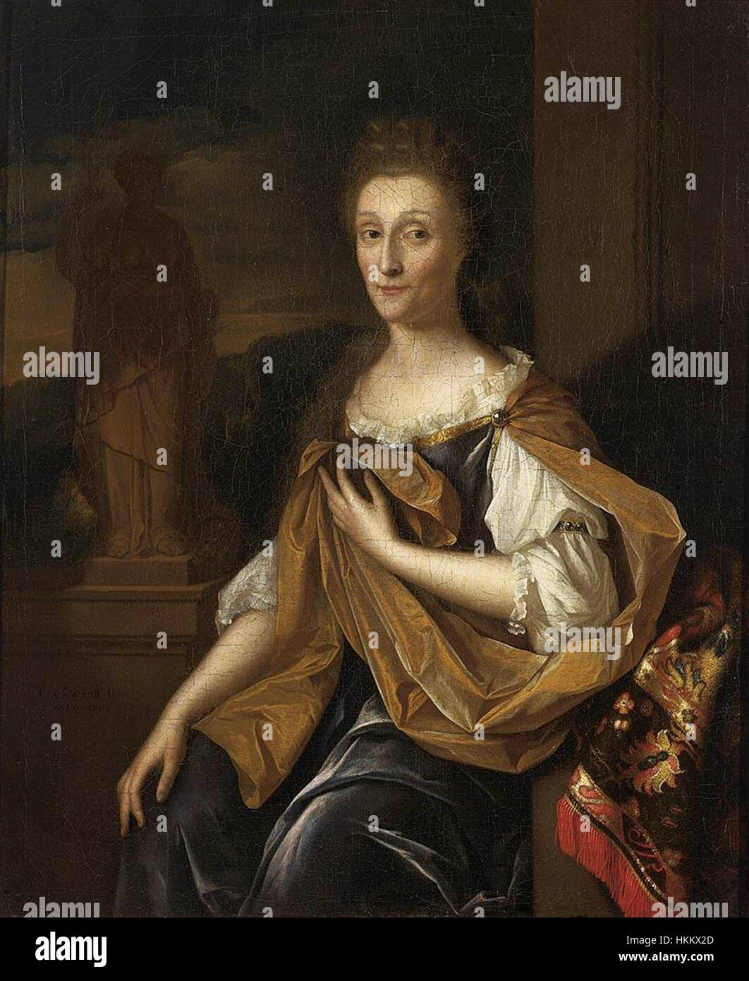 Pieter van der Werff - Portrait of a Lady - WGA25545 Stock Photo - Alamy