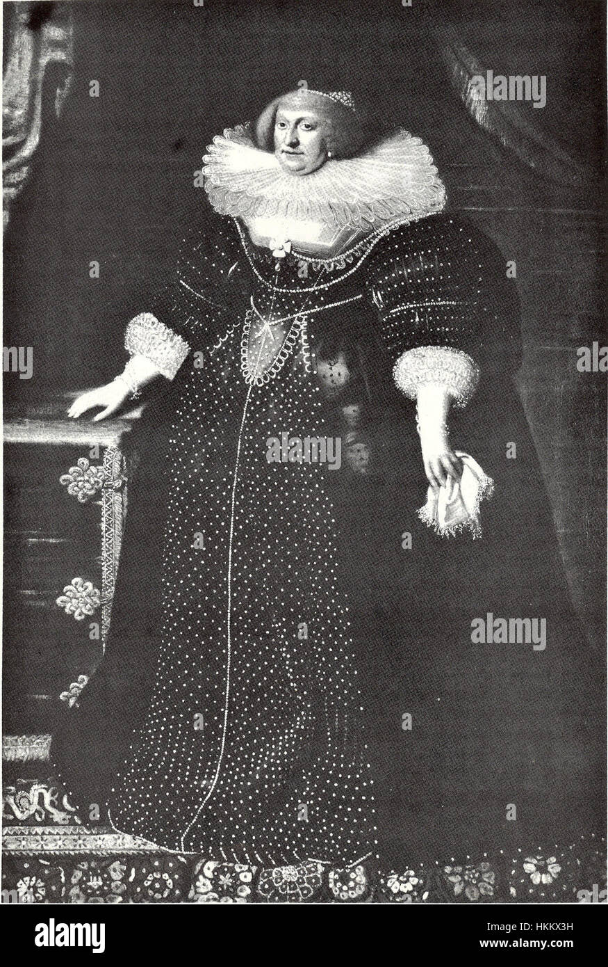 The 1592 portrait of Sofie Hedwig is a fine example of Renaissance ...