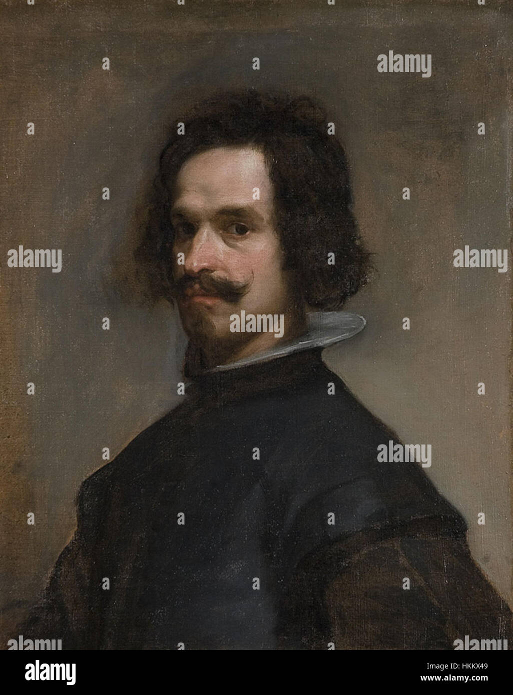 This portrait, attributed to Diego Velazquez, captures the dignified ...