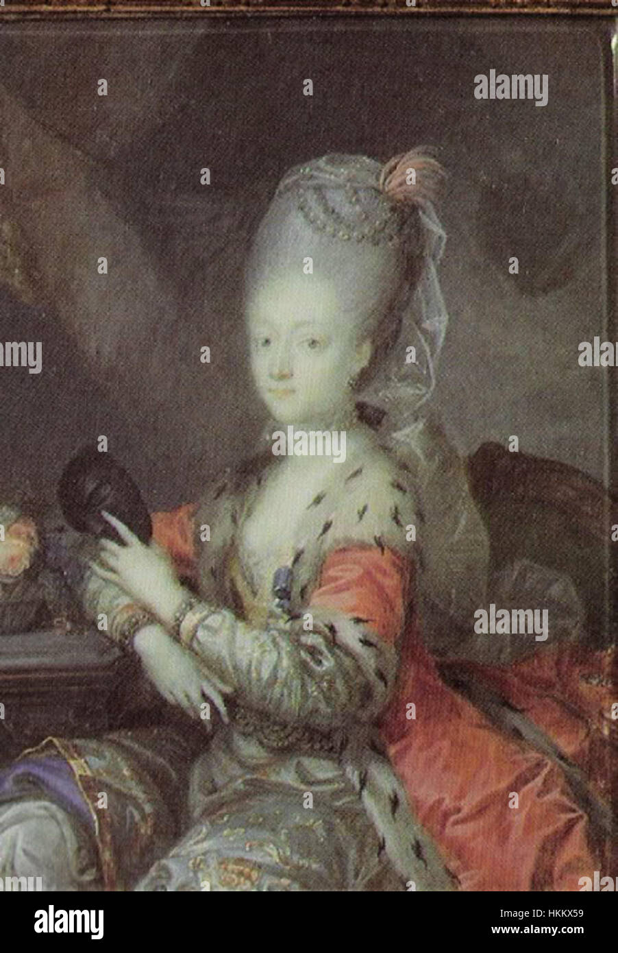 A portrait of Princess Louise of Denmark, daughter of King Christian ...