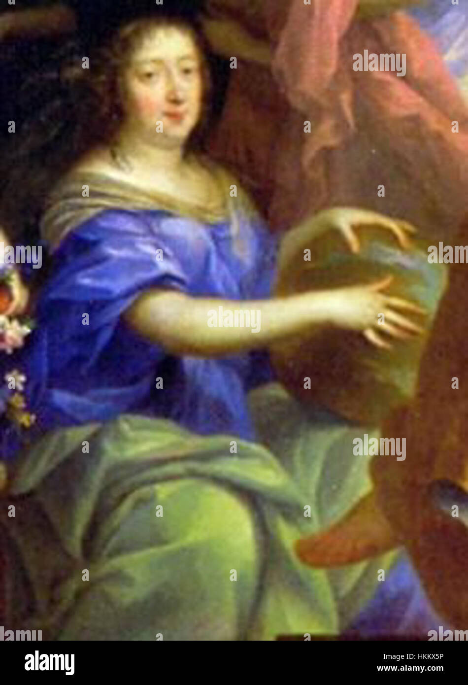 The portrait *Queen Anne from the Family of Louis XIV* by Nocret ...