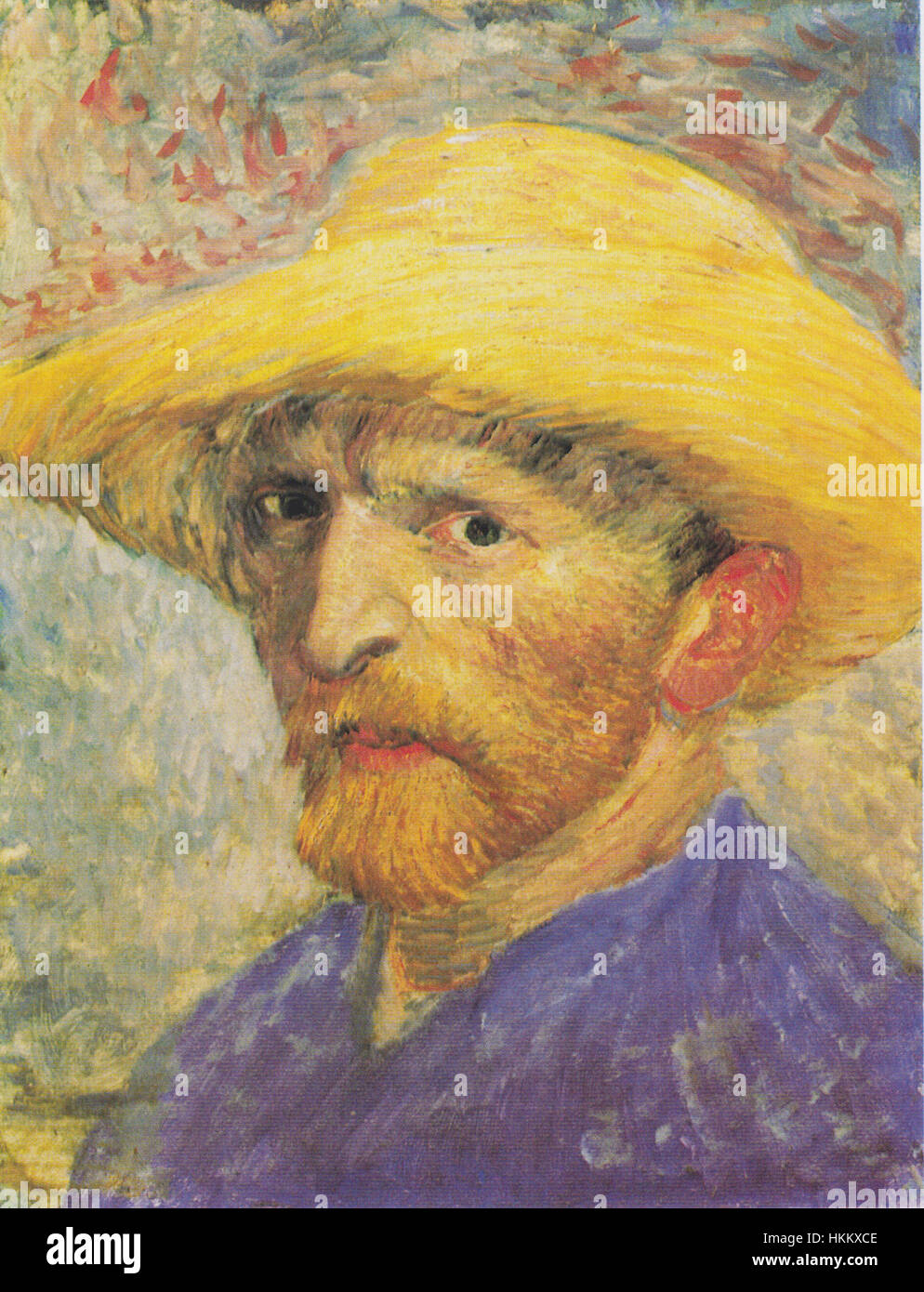 Vincent van Gogh’s 'Selbstbildnis mit Strohhut' (Self-Portrait with ...