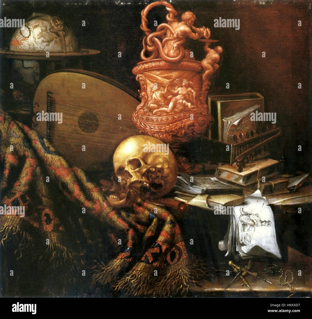 Valentinâ€™s Vanitas painting exemplifies the baroque style, with a ...