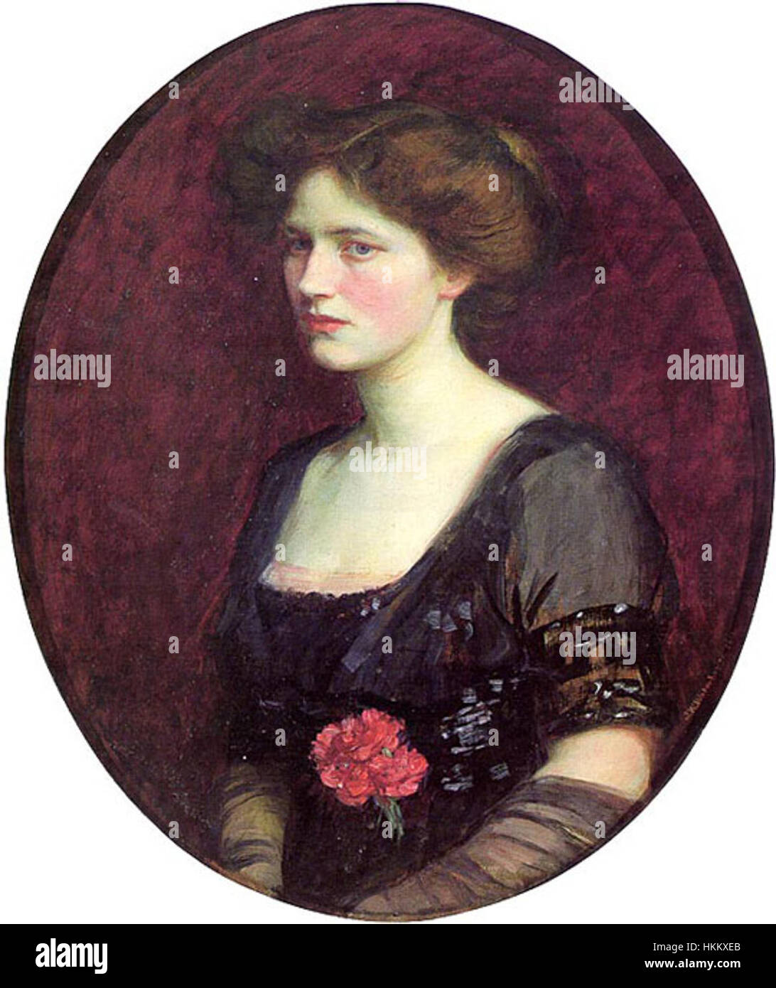 John William Waterhouse’s portrait of Mrs. Charles Schreiber, painted ...