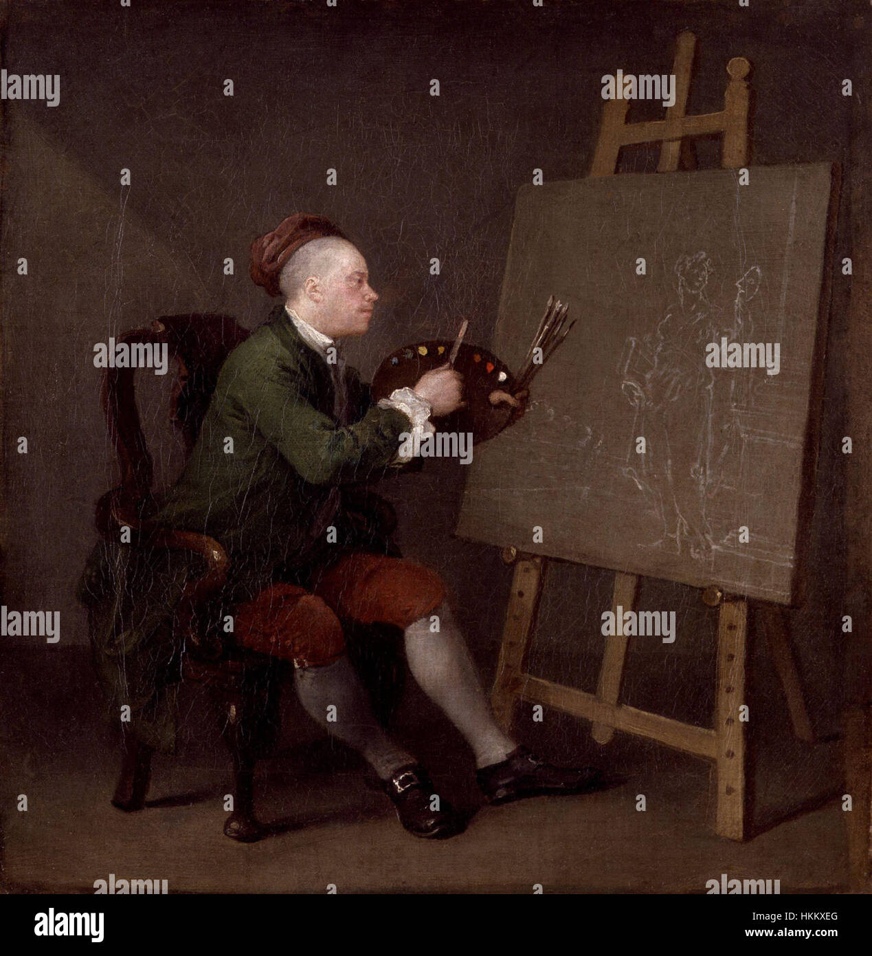 William hogarth artist engraver hi-res stock photography and images - Alamy