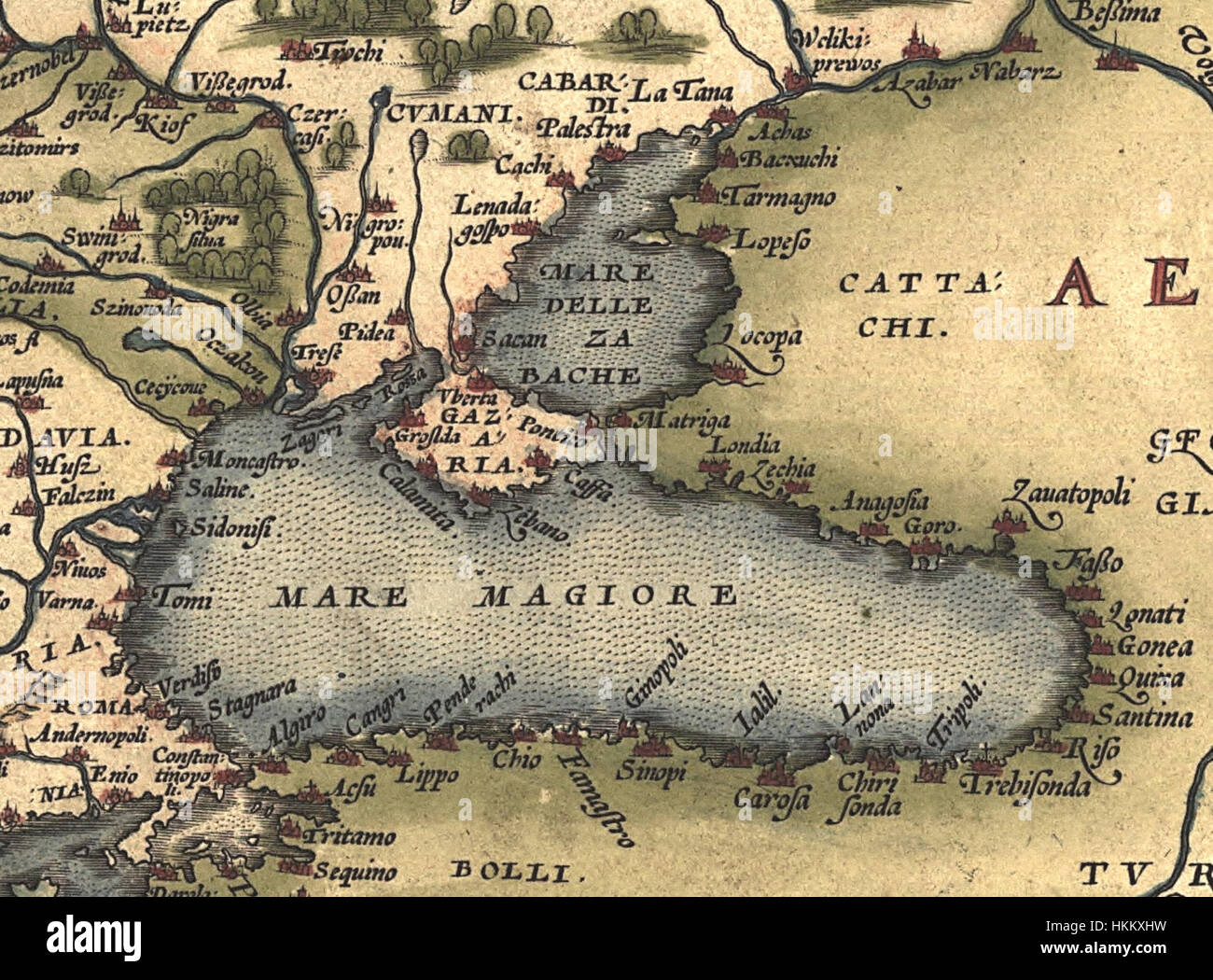 Abraham Ortelius' 1572 map 'Europa' offers a detailed depiction of ...