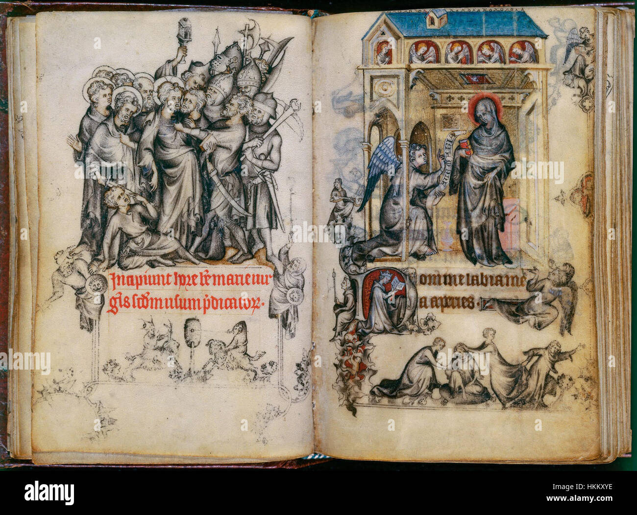 The 'Hours of Jeanne d'Evreux' is a famous illuminated manuscript ...