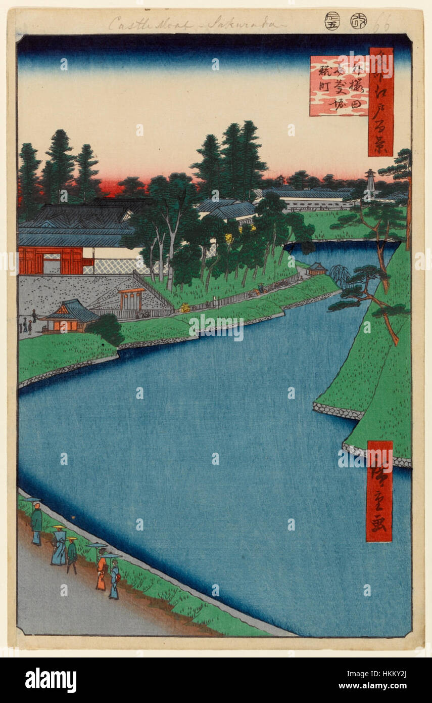 '100 Views of Edo' is a woodblock print series capturing scenic and ...