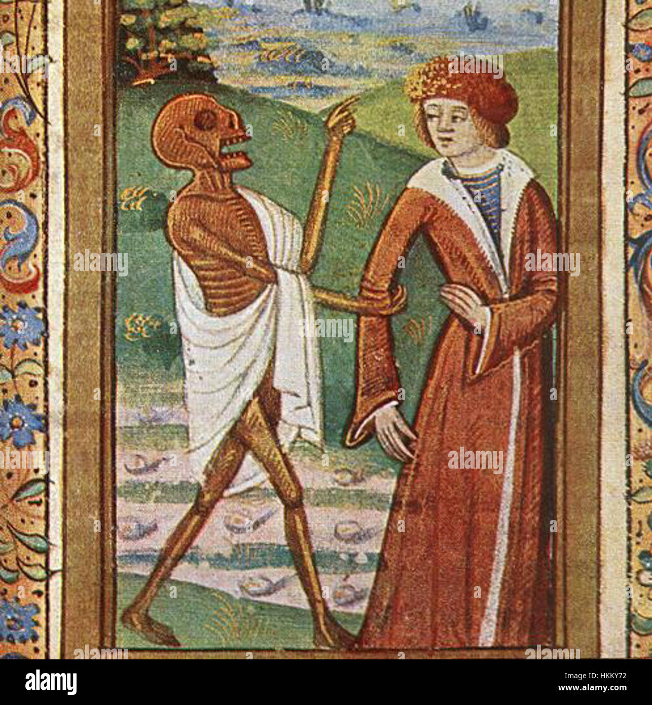 A beautiful example of 15th-century painting from the Book of Hours ...