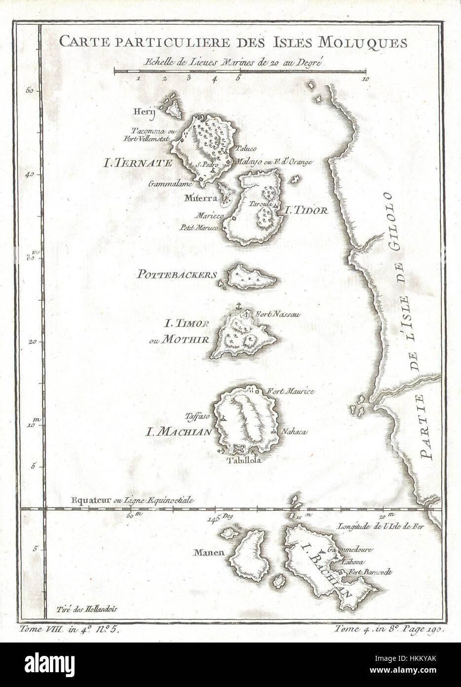 Bellin map of the moluques hi-res stock photography and images - Alamy