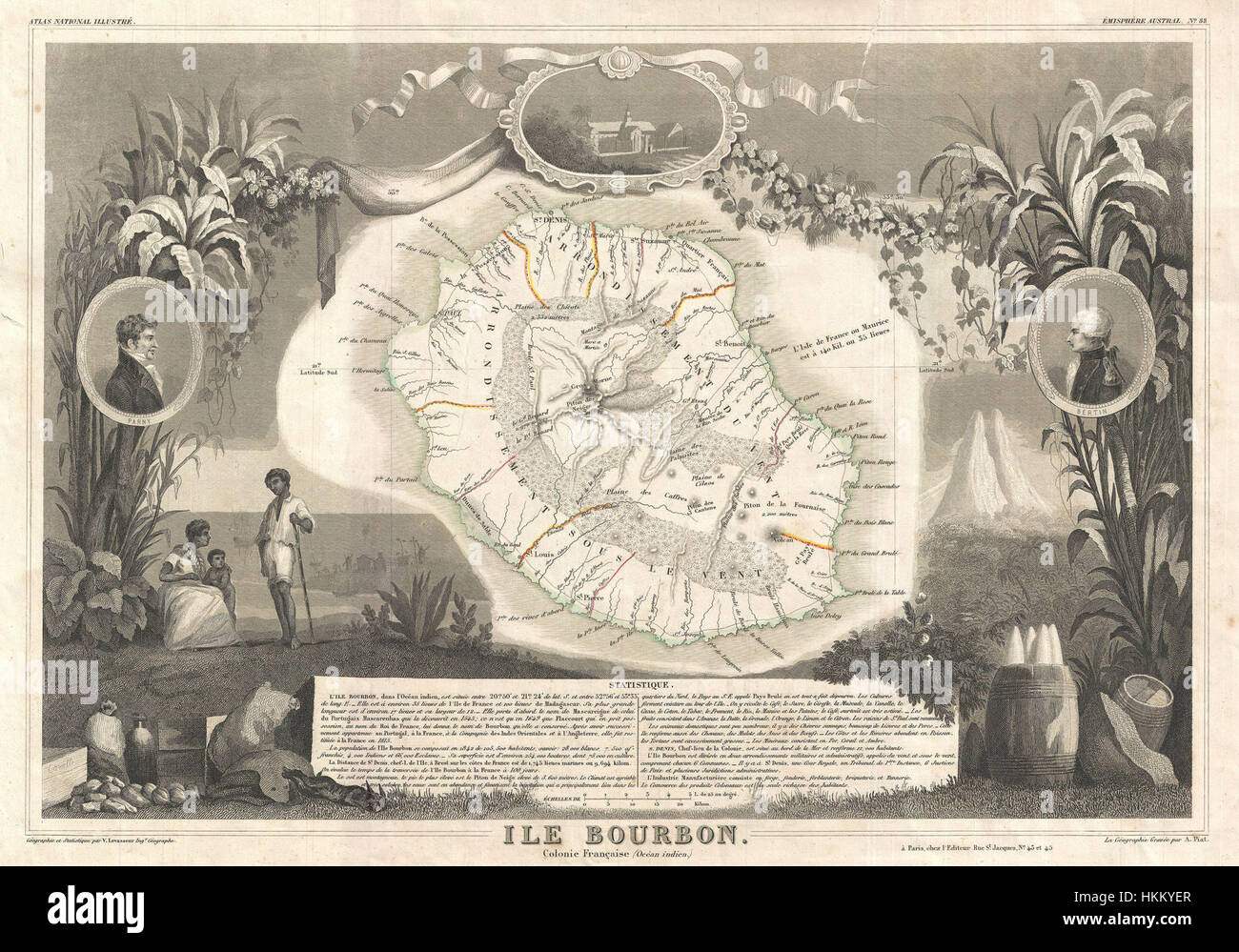 Reunion island map hi-res stock photography and images - Alamy