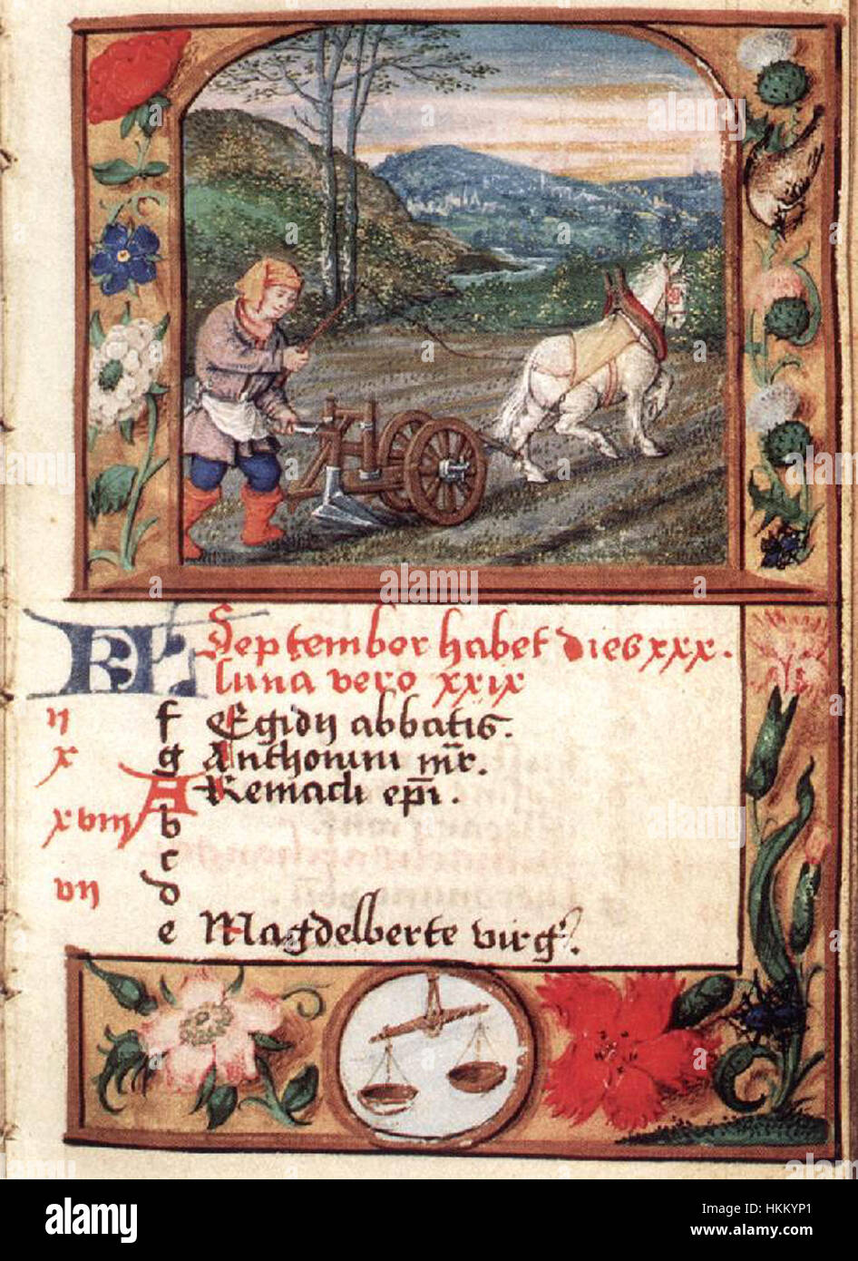 The 'Folio of a Breviary' is an exquisite example of 16th-century ...