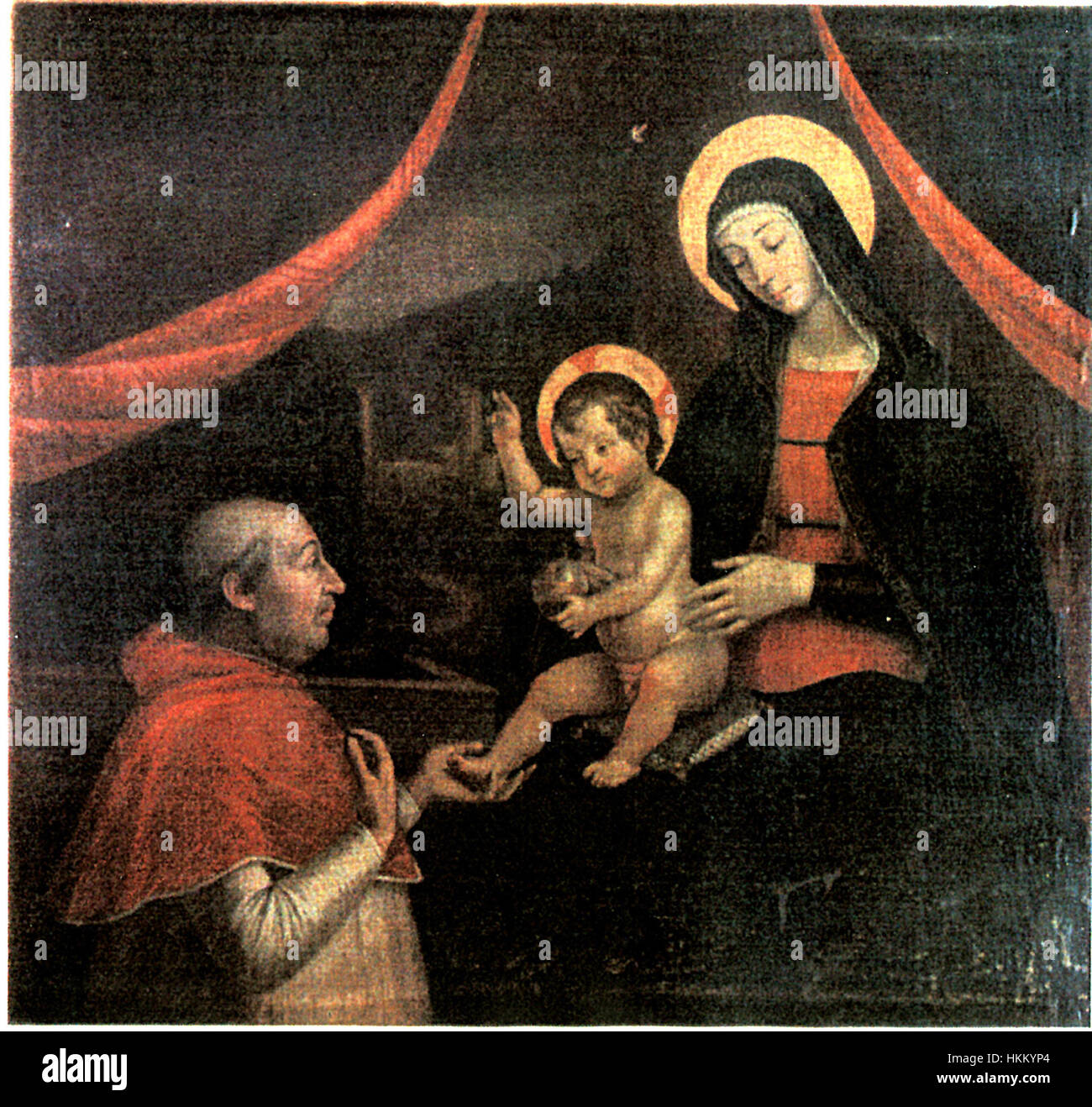 A historical artwork of Pope Alexander VI, featuring the Renaissance ...