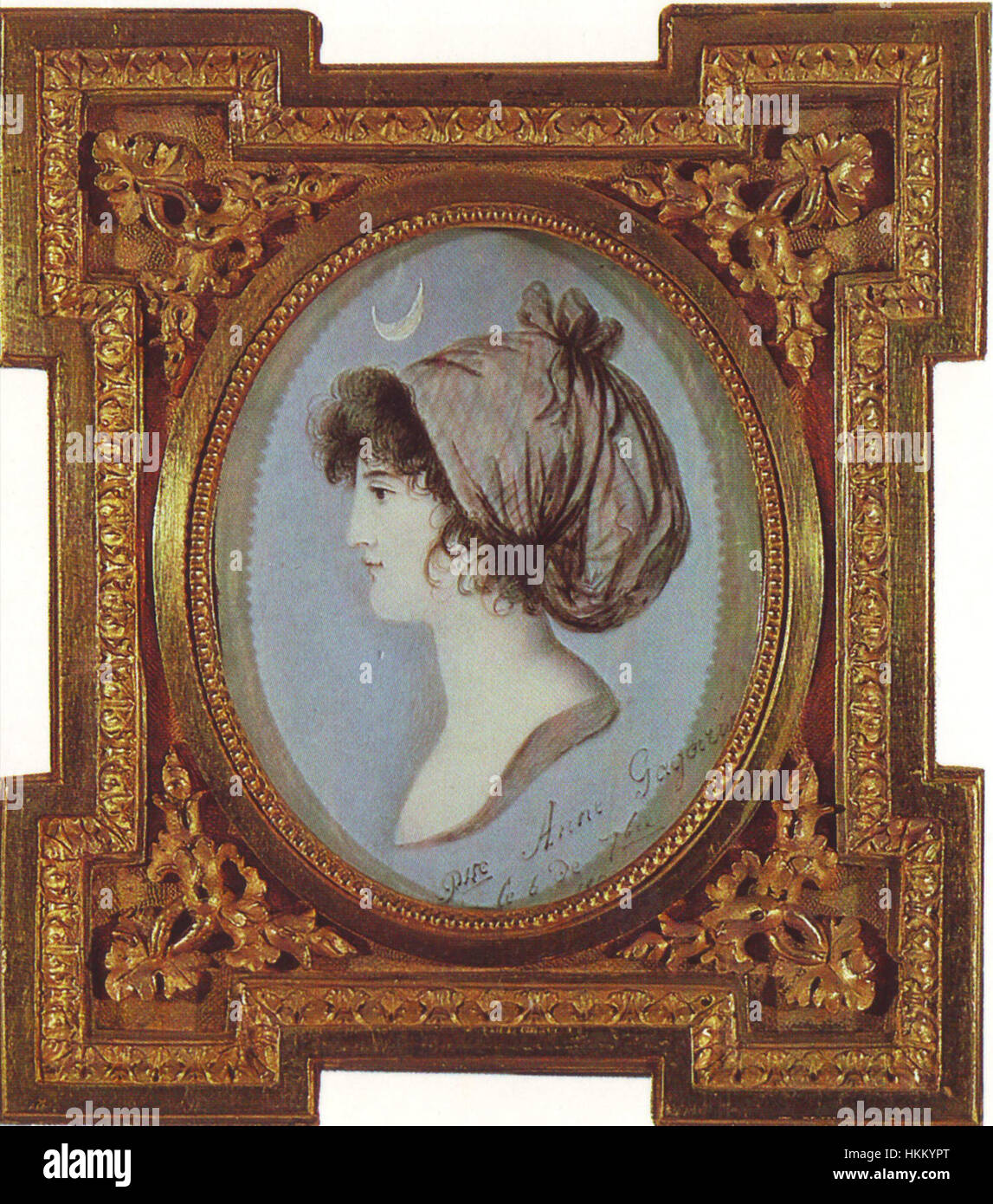 *A.P. Gagarina* is a portrait painting by P.E. Stroli, depicting a ...