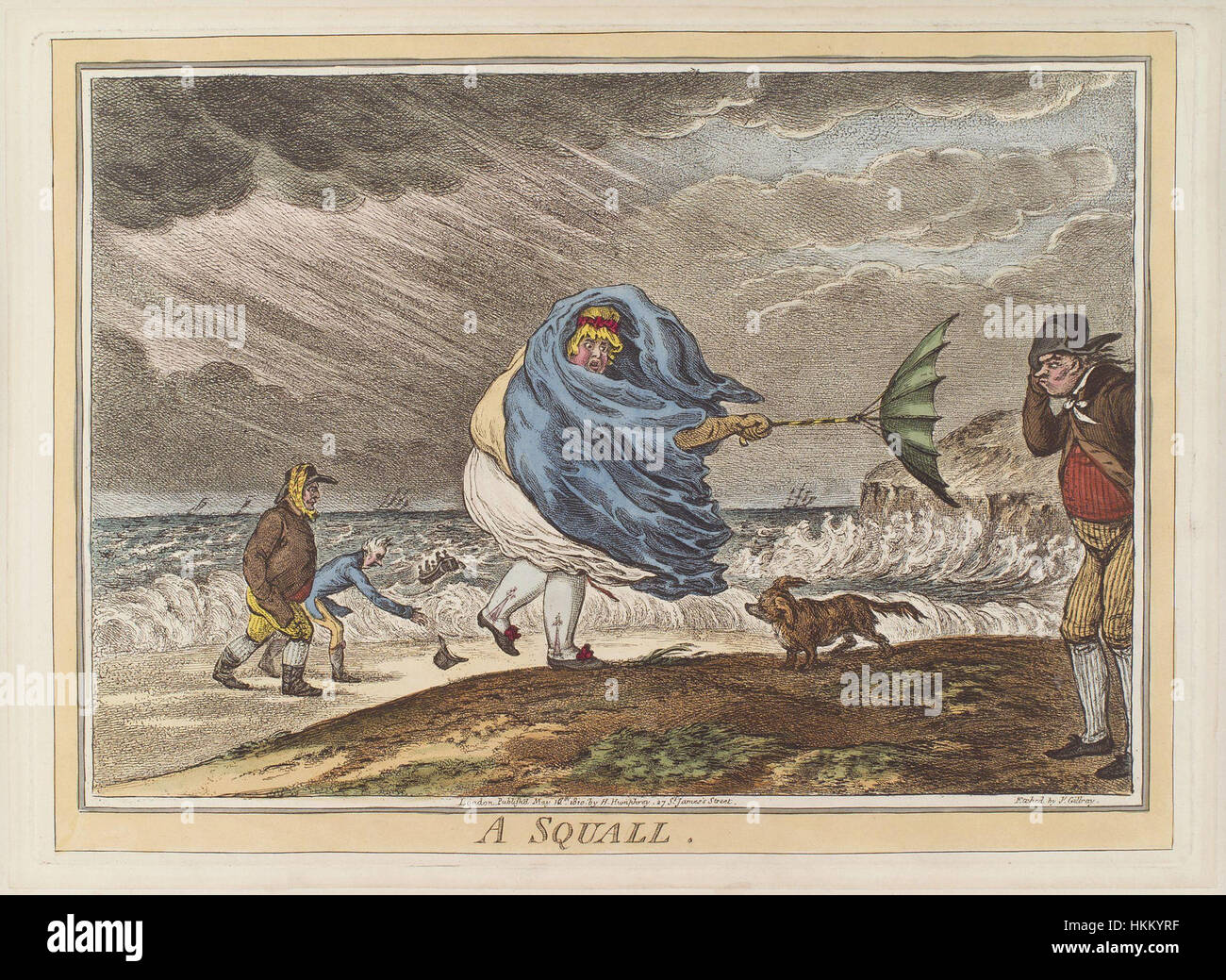 A squall gillray hi-res stock photography and images - Alamy