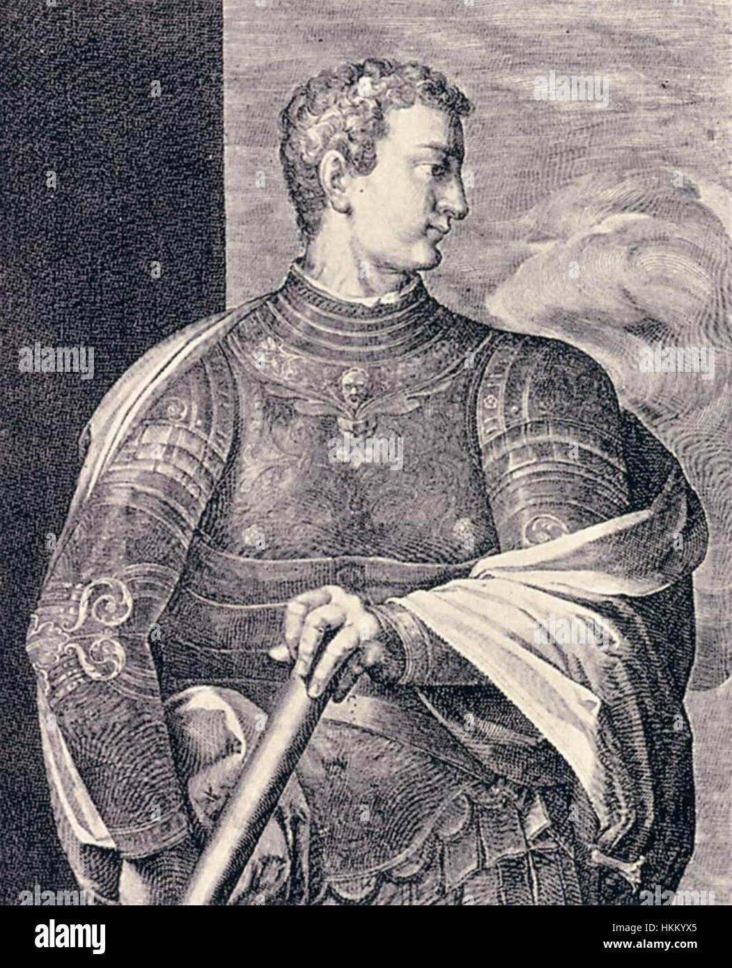 This engraving by Aegidius Sadeler illustrates the Roman Emperor ...