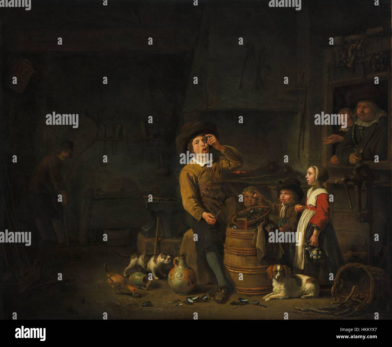 This painting by Aelbert Cuyp, a Dutch Golden Age artist, captures a ...