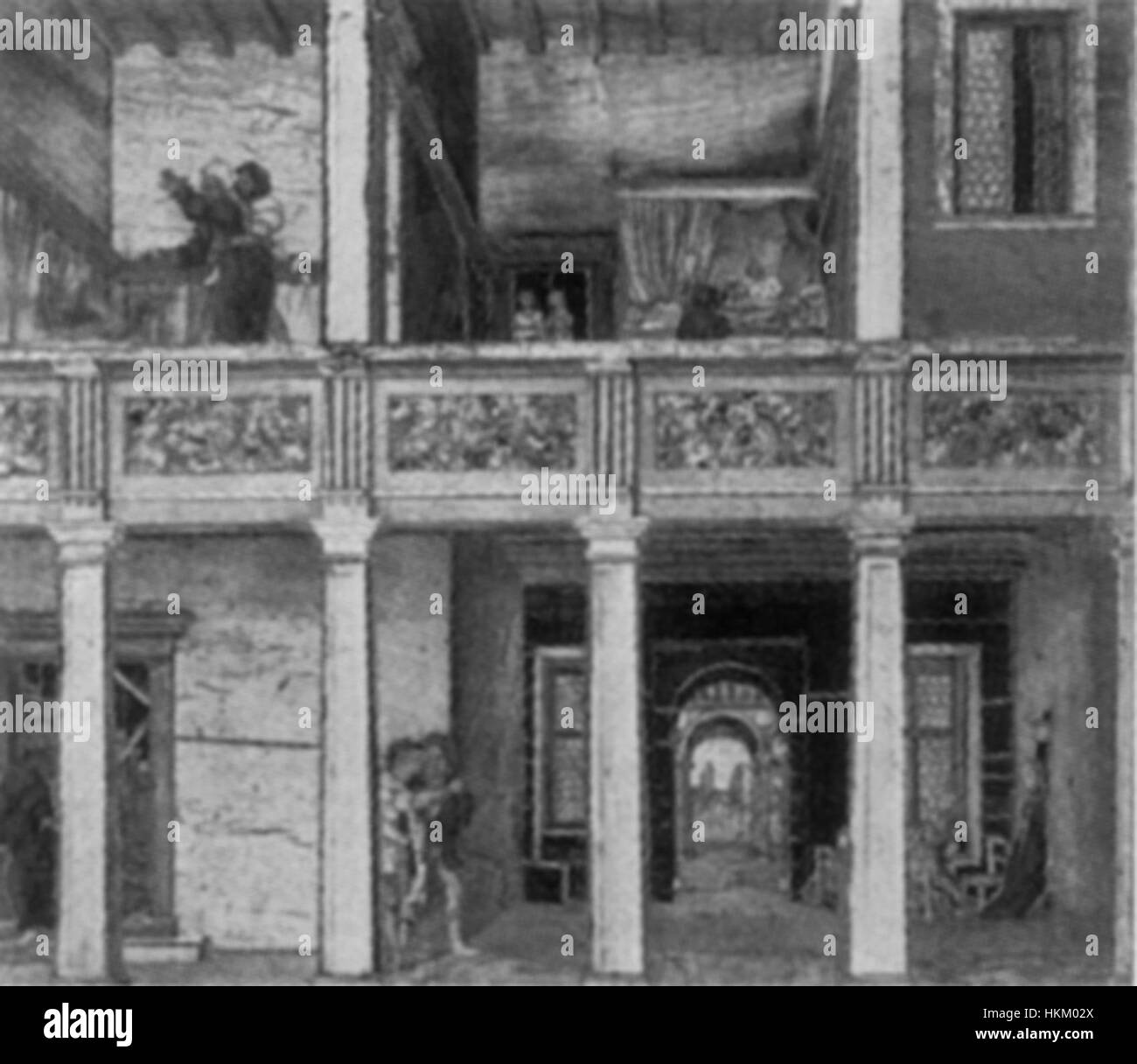 Half history painting Black and White Stock Photos & Images - Alamy