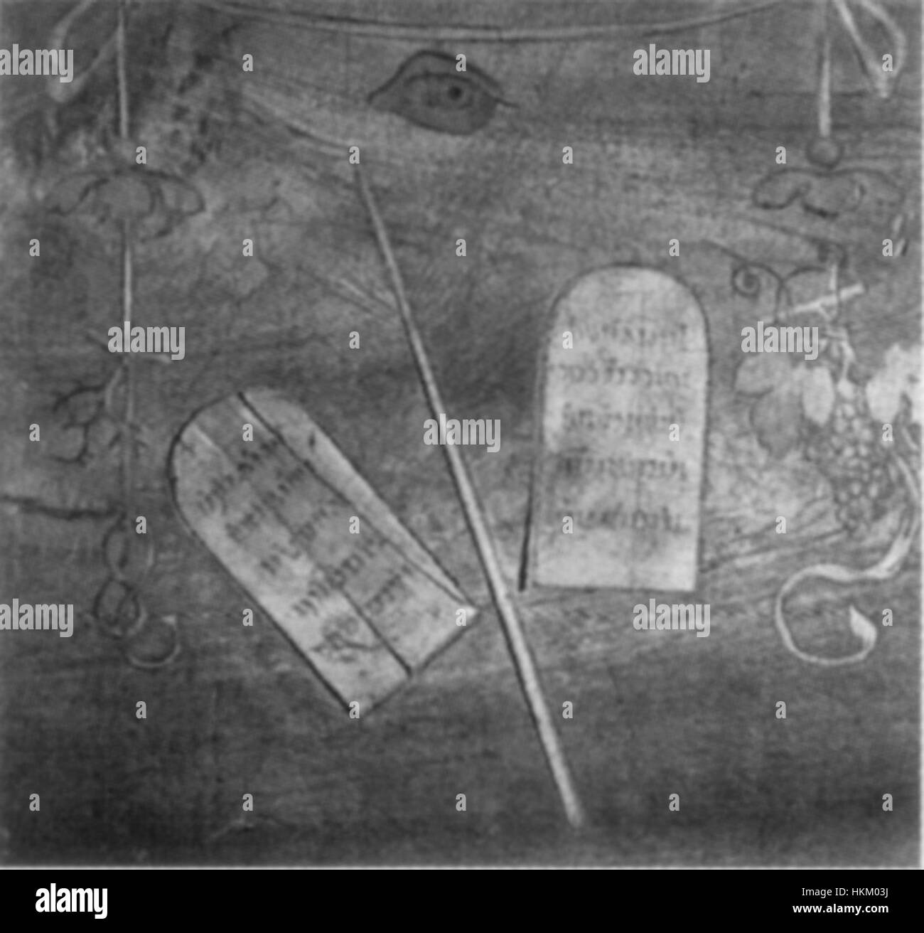 '84.2 tavole della legge' presents an artistic interpretation of the ...