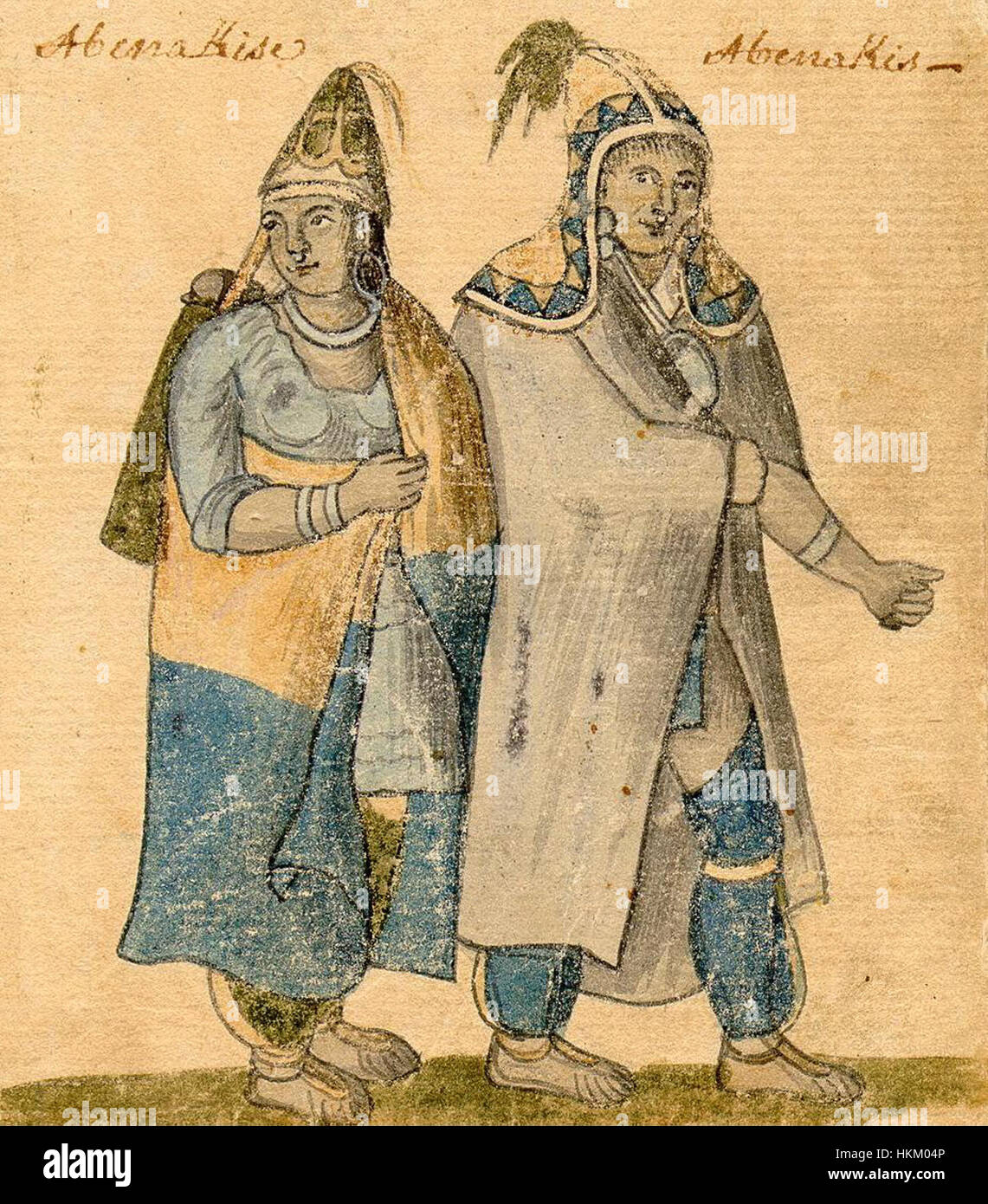 This artwork represents the Abenaki people, an Indigenous group native ...