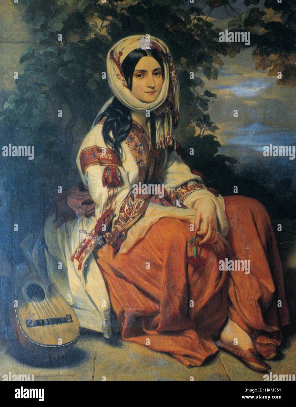 'God Parizh' by AO Smirnova-Rosset, painted in 1837, portrays a ...
