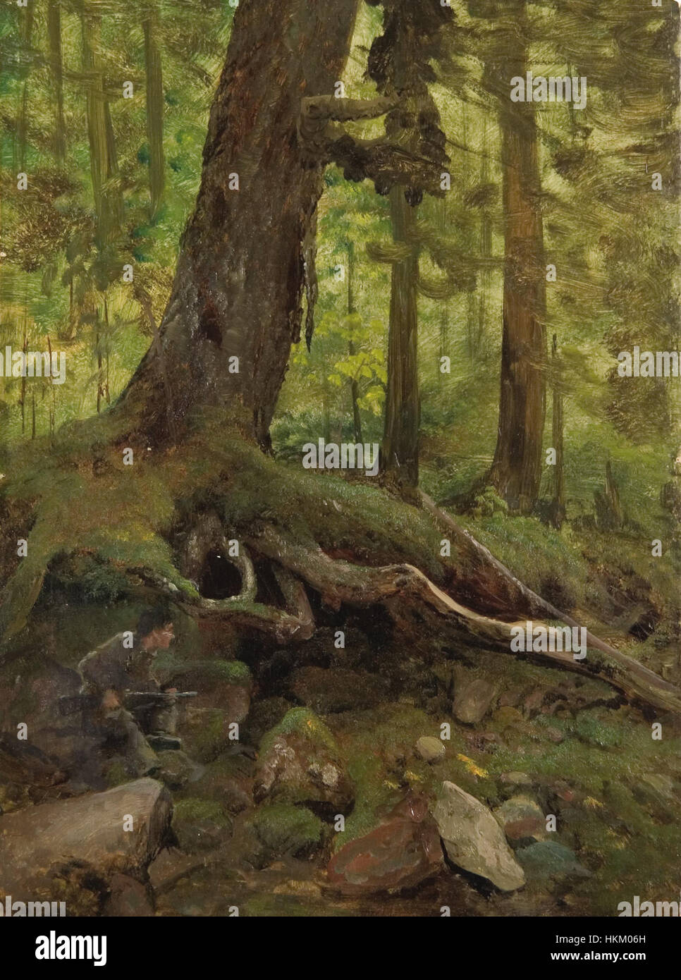 Landscape oil painting american hi-res stock photography and images - Alamy